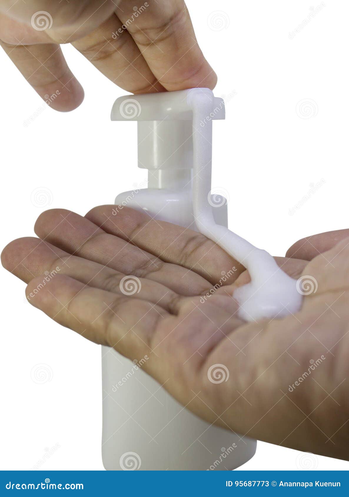 Mousse Liquide De Savon De Main Image stock - Image du nettoyage, soin ...