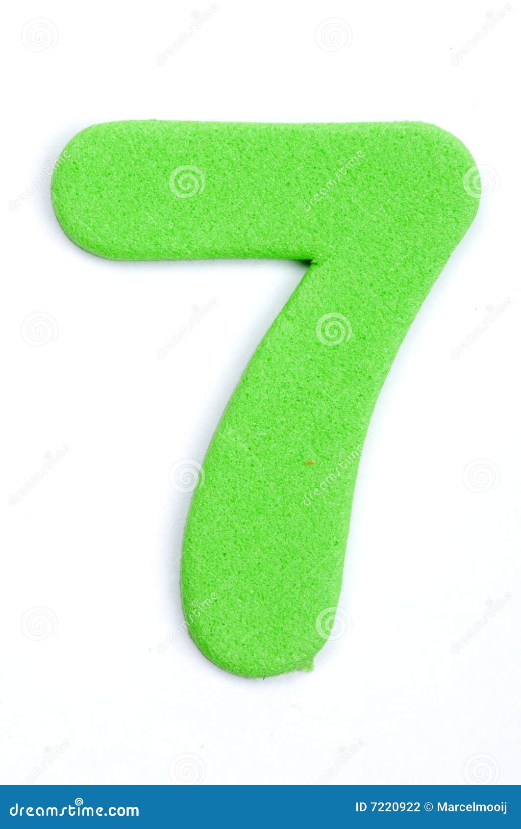 Mousse sept de chiffre photo stock. Image du symbole, sept - 7220922