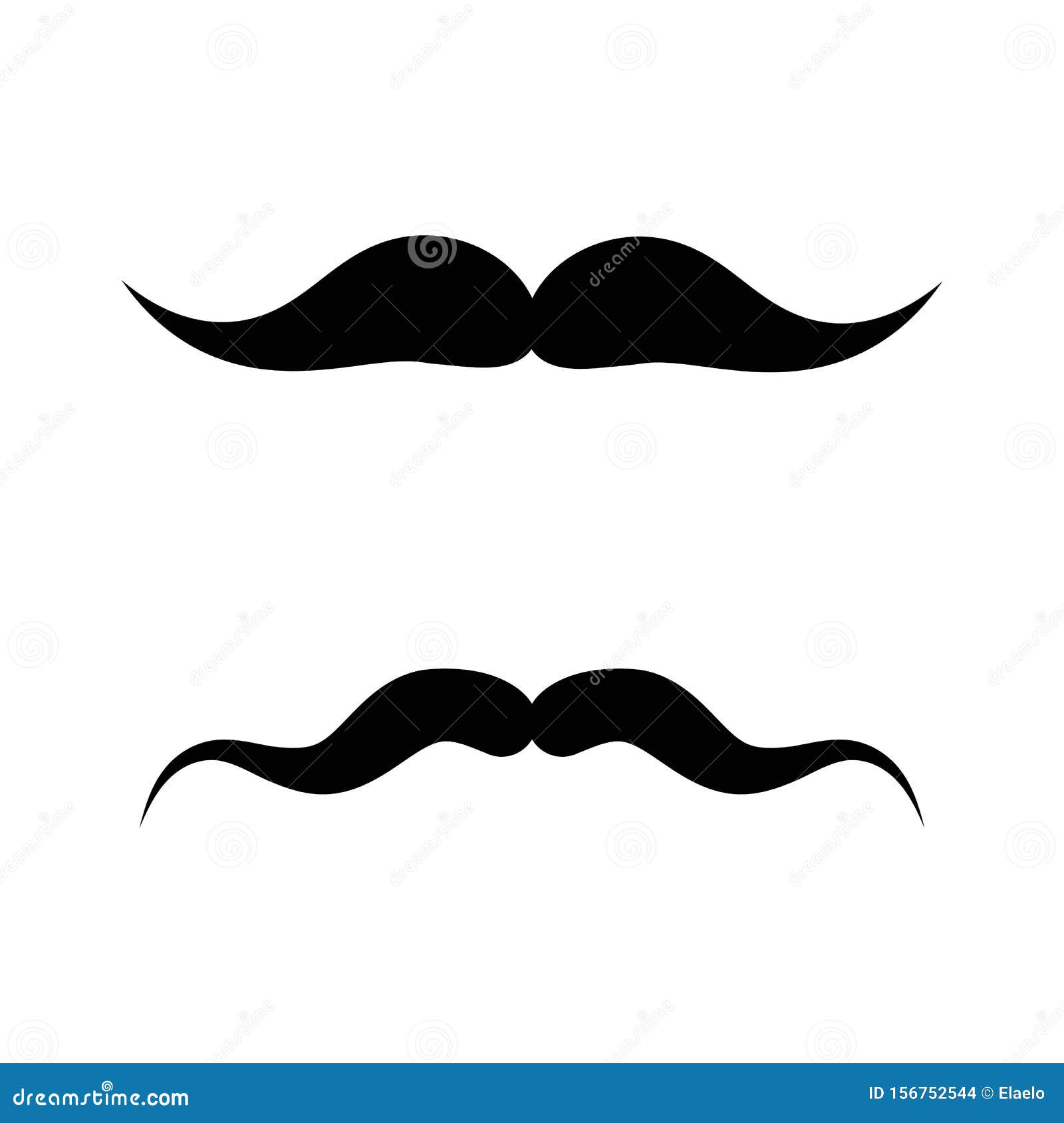 Moustache Icon Illustration Design Stock Vector - Illustration of ...