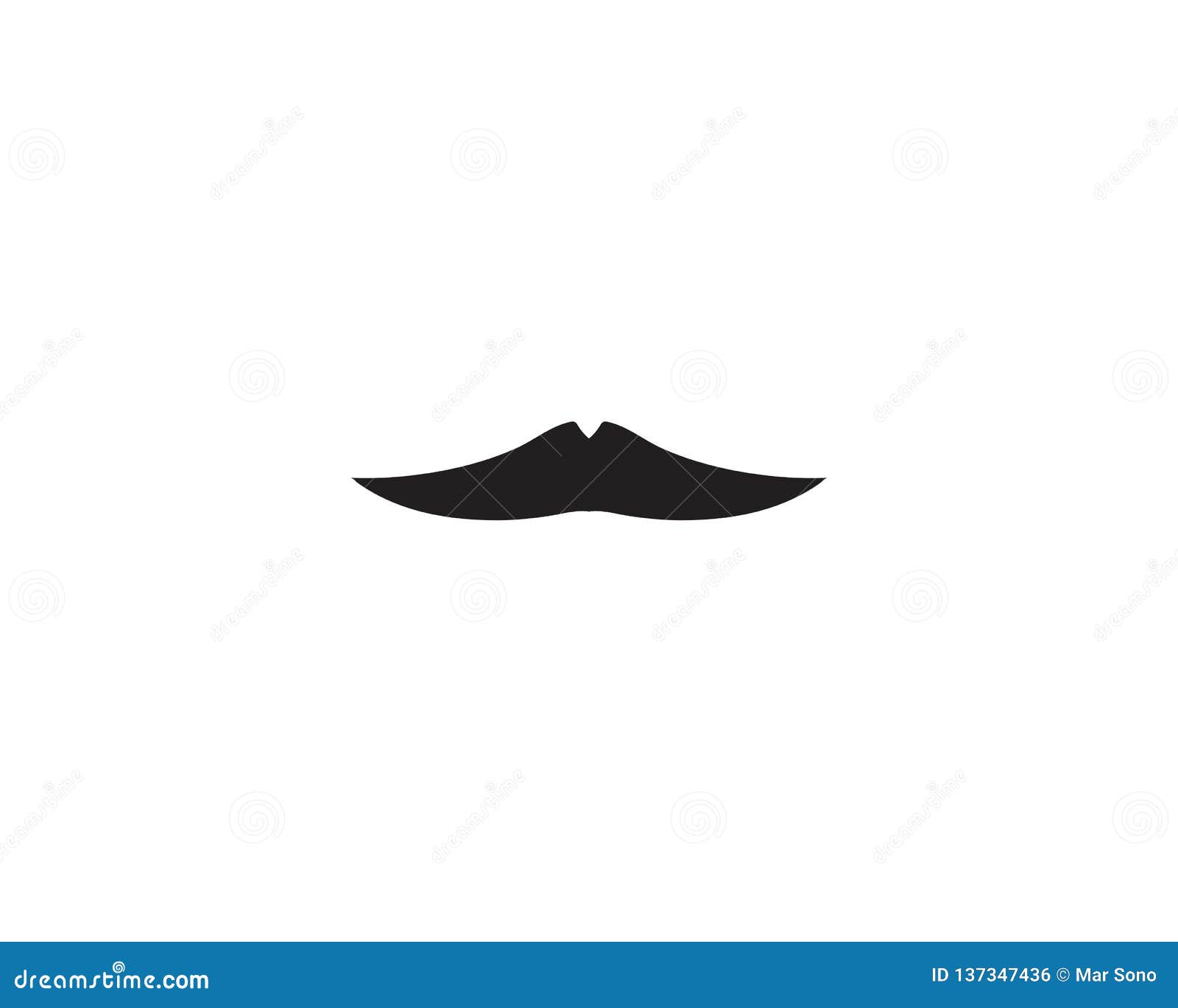 Moustache Logo Vector Template Stock Vector - Illustration of icon ...