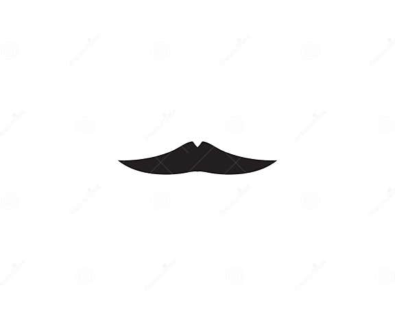 Moustache Logo Vector Template Stock Vector - Illustration of icon ...