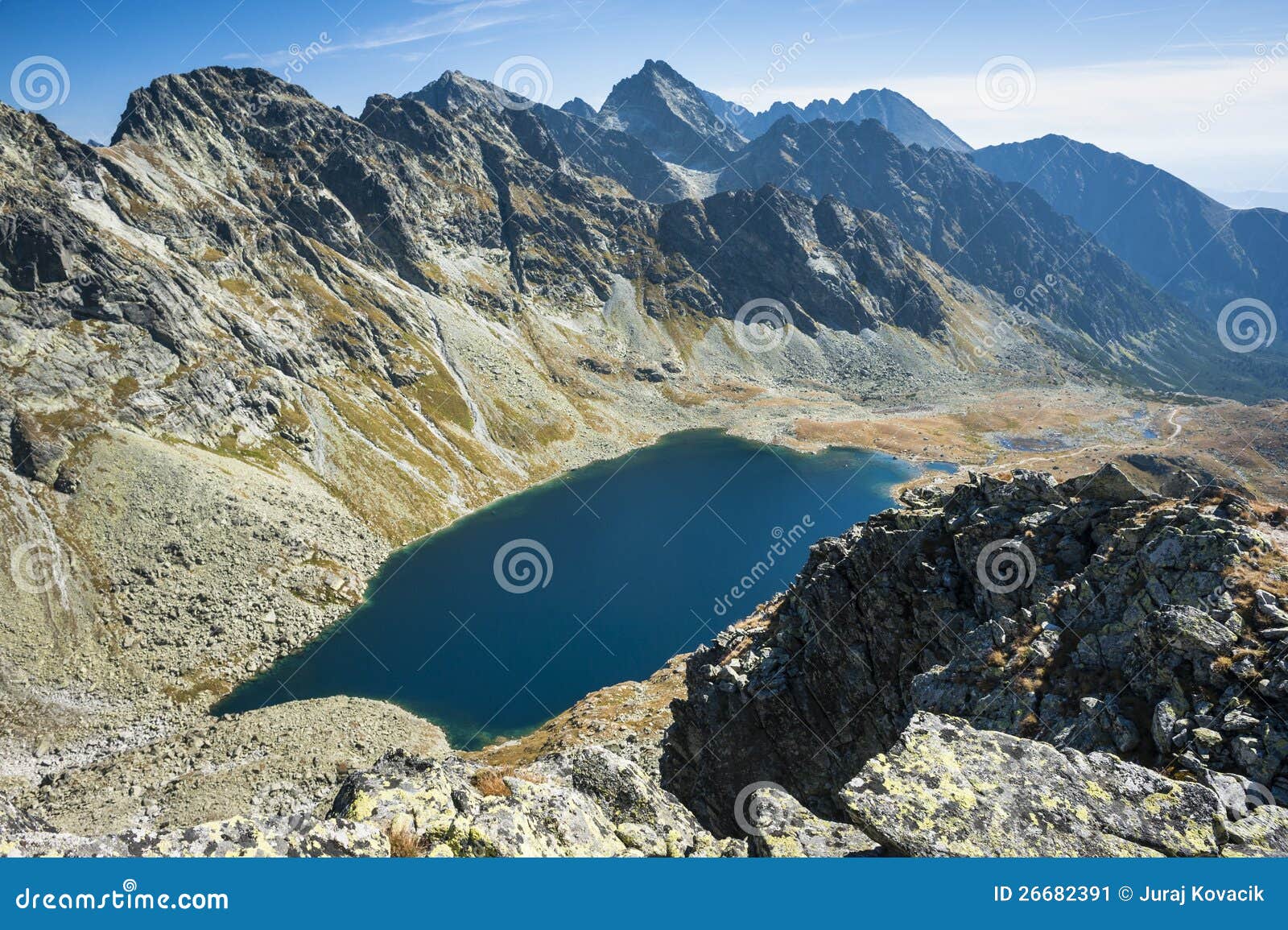 Moutain lake top view stock image. Image of autumn, nature - 26682391