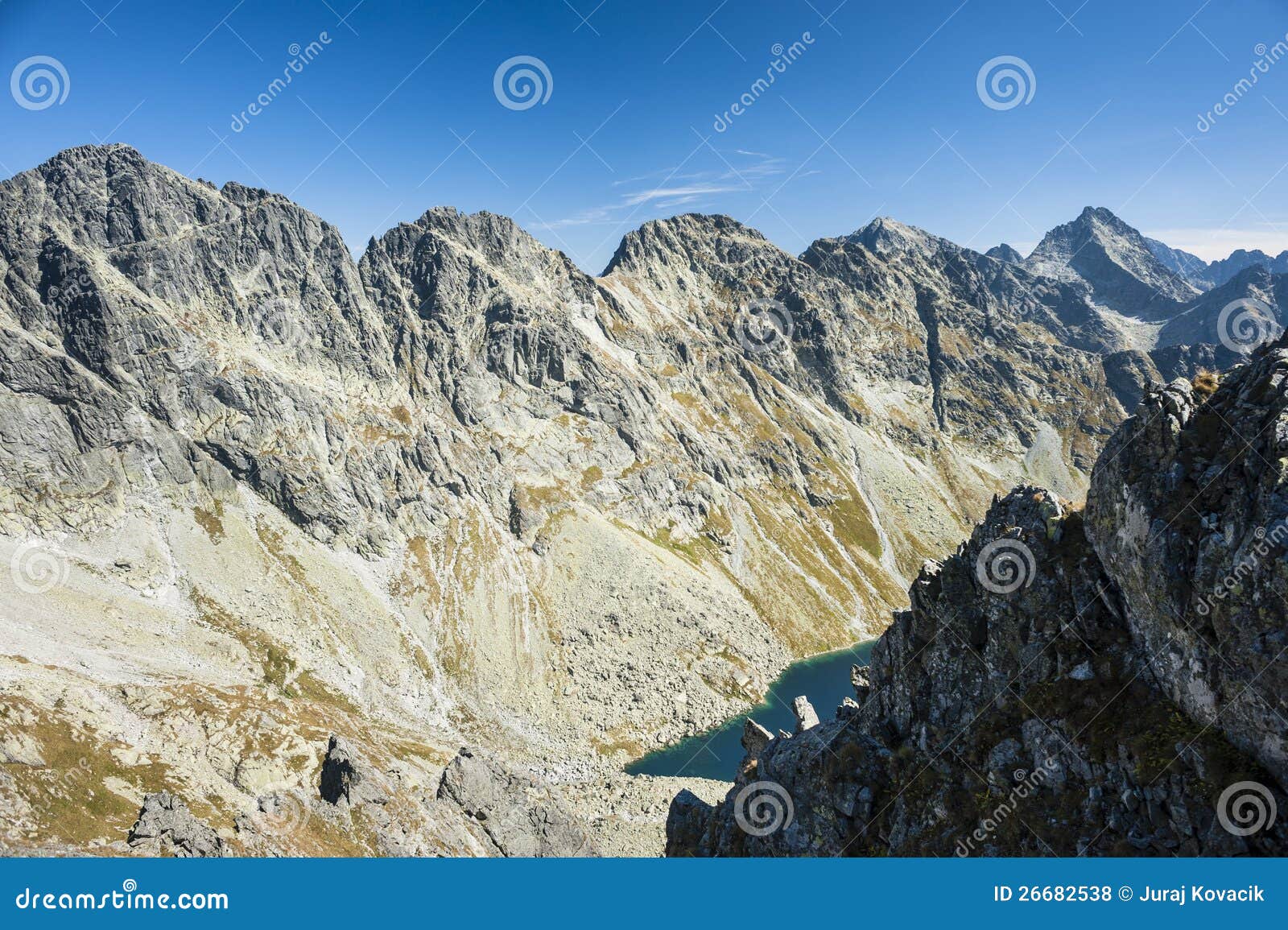 Moutain lake top view stock photo. Image of nature, sunny - 26682538