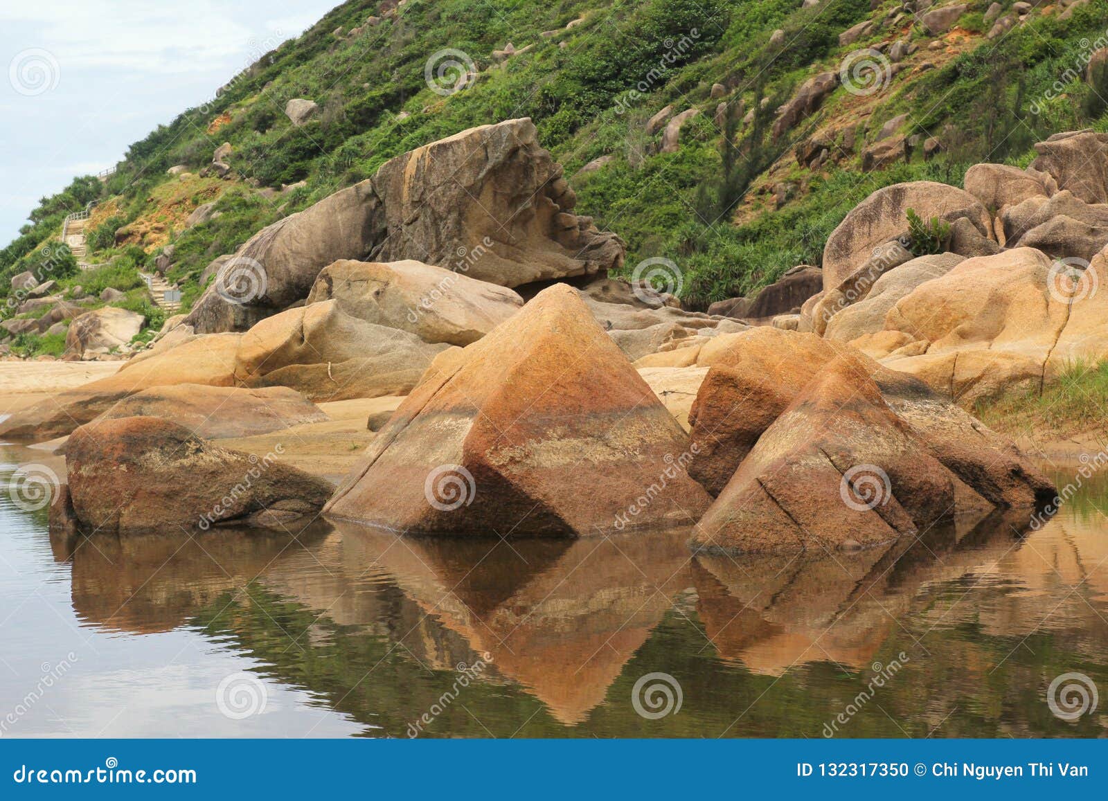 Mountain with Strange Stone Shape Stock Photo - Image of moutain, stone ...