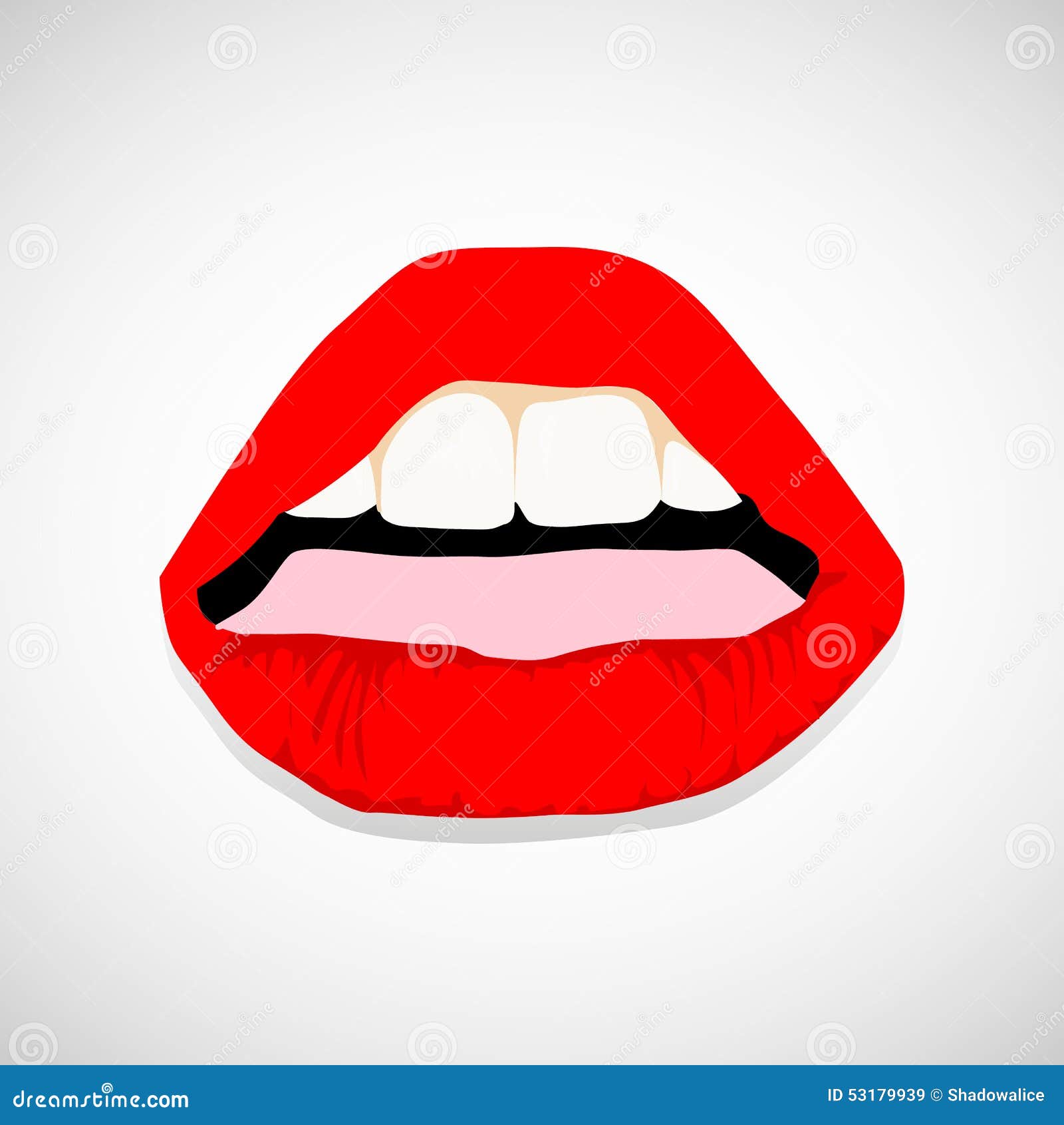 Mouth Icons Set Great for Any Use. Vector EPS10 Stock Vector ...