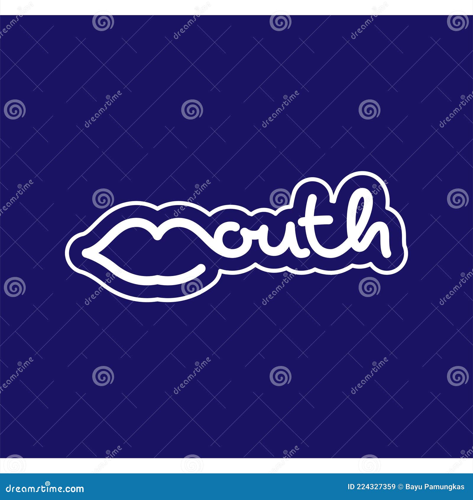 Mouth Logotype Vector Template. Mouth Logo Element Stock Vector ...