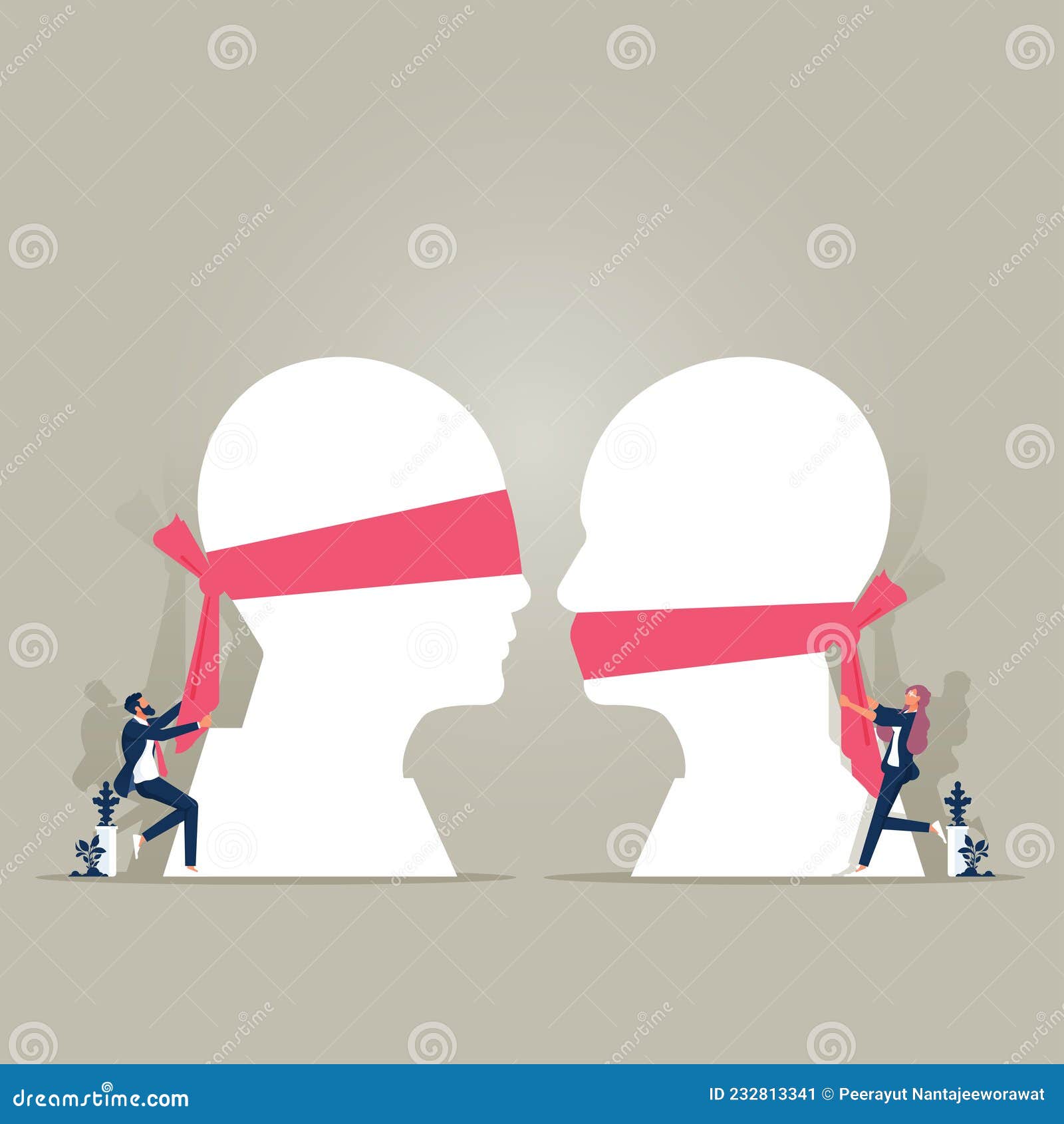 Mouth Tied-blindfolded, Misunderstanding Due To Communication Problems ... Mouth Tied-blindfolded, Misunderstanding Due To Communication Problems ...