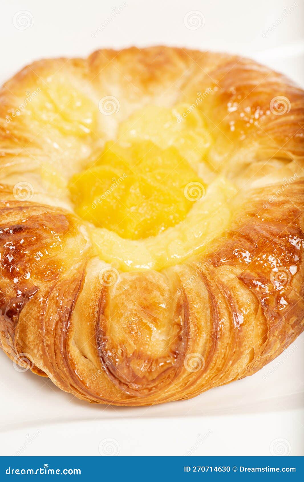 Mango and custard danish stock photo. Image of baked - 270714630