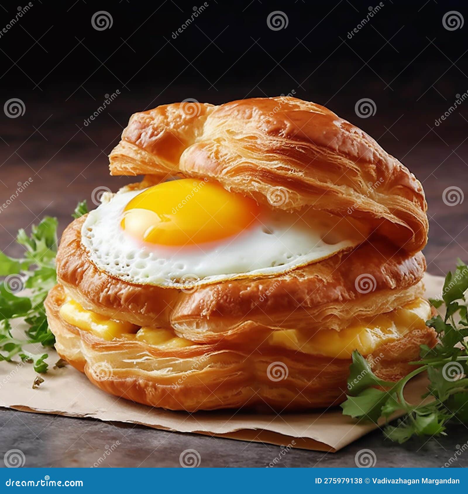Egg puff stock illustration. Illustration of mouth, snack - 275979138