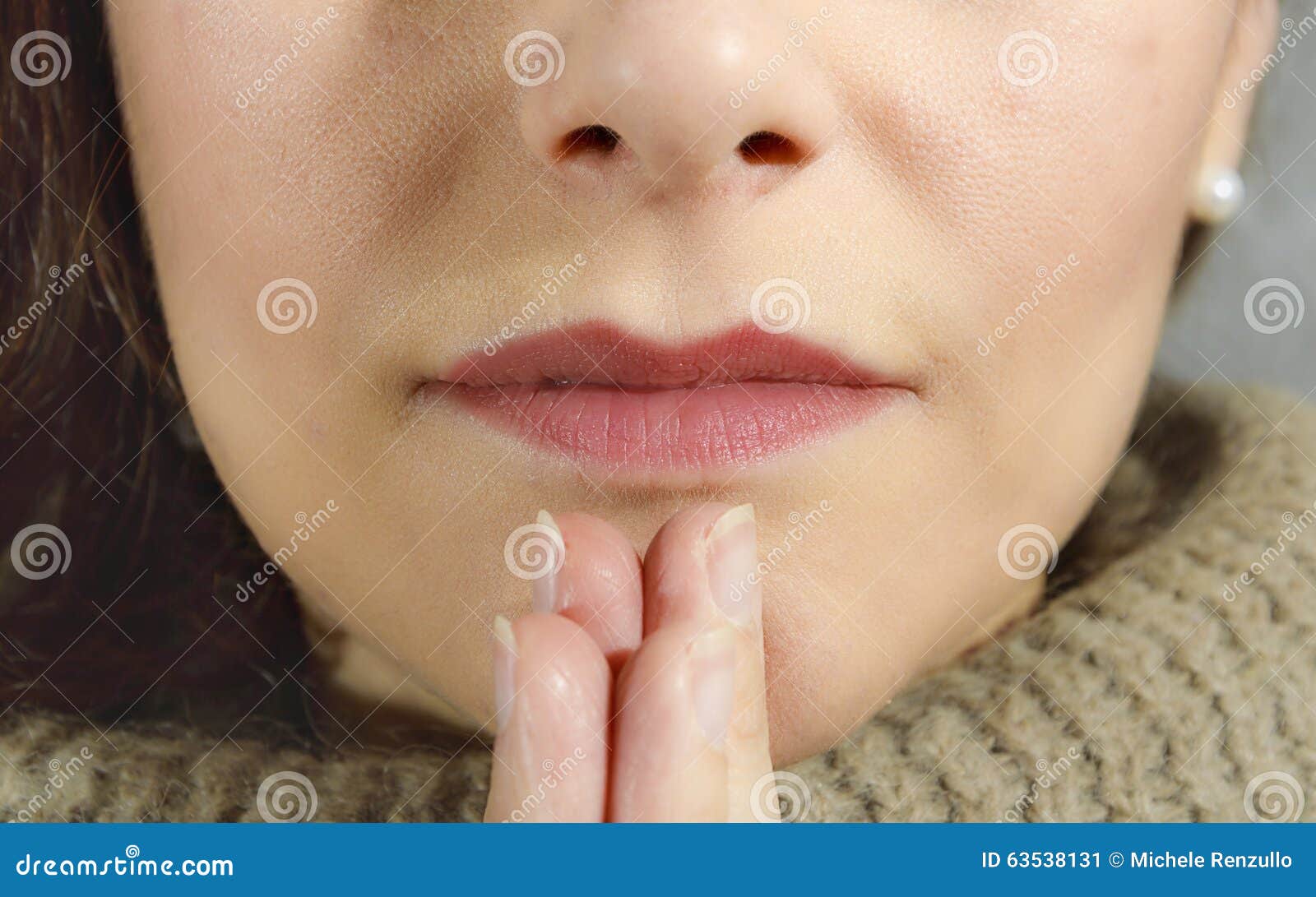 The mouth stock image. Image of face, lips, people, manicure - 63538131