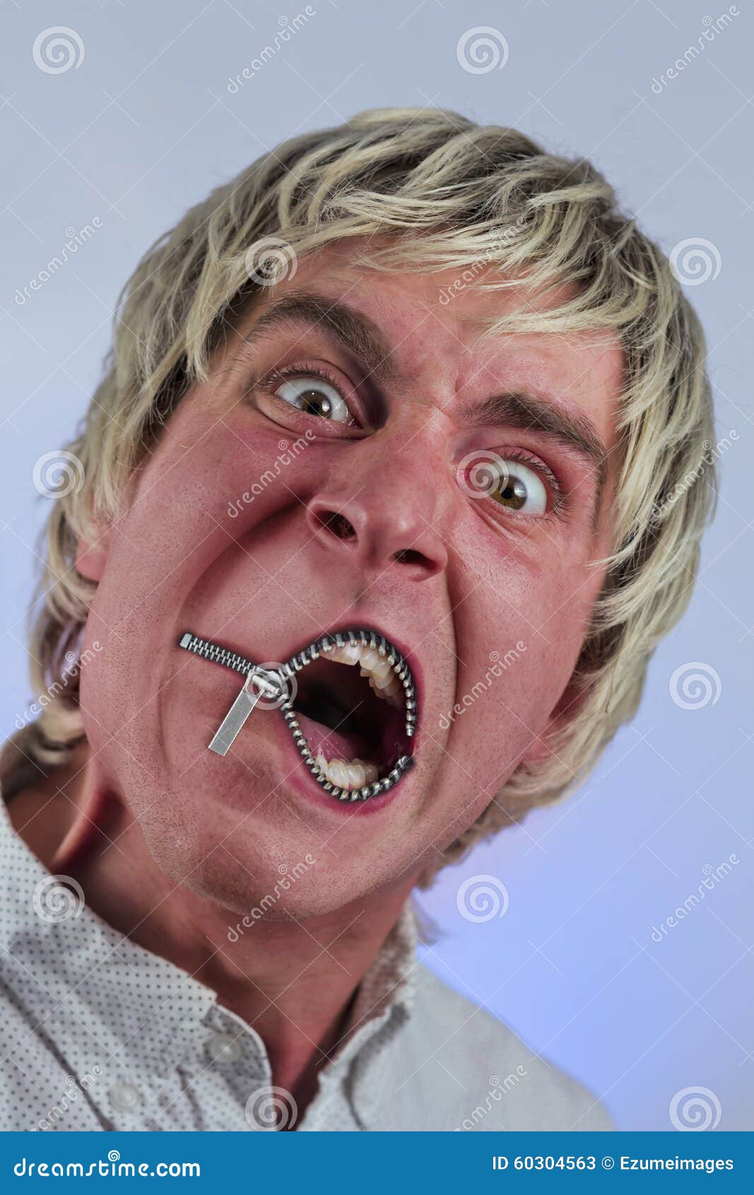 Mouth Zipper stock image. Image of furious, angry, person - 60304563