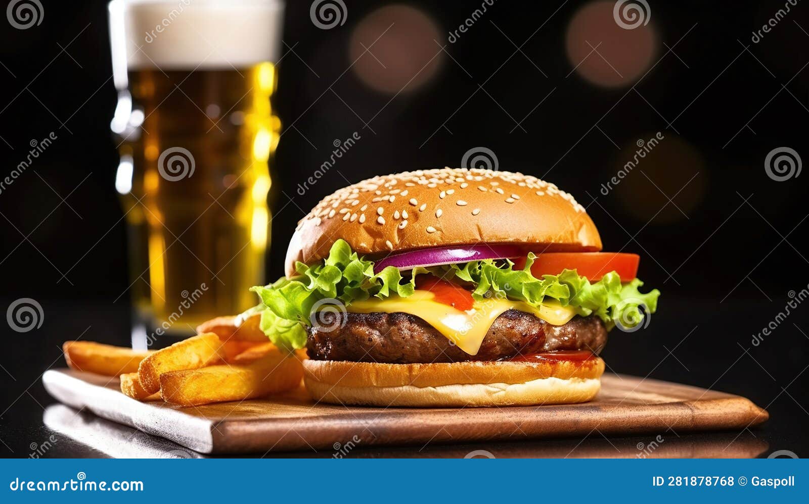 Mouthwatering Delight on Slate, Distinguished by a Dark Background ...