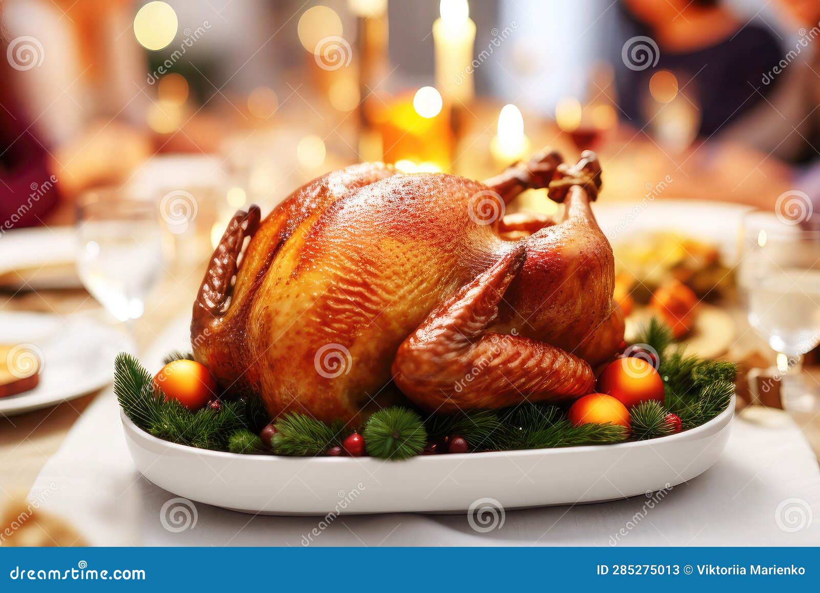 A Mouthwatering Display of Roasted Turkey for the Holiday Stock ...