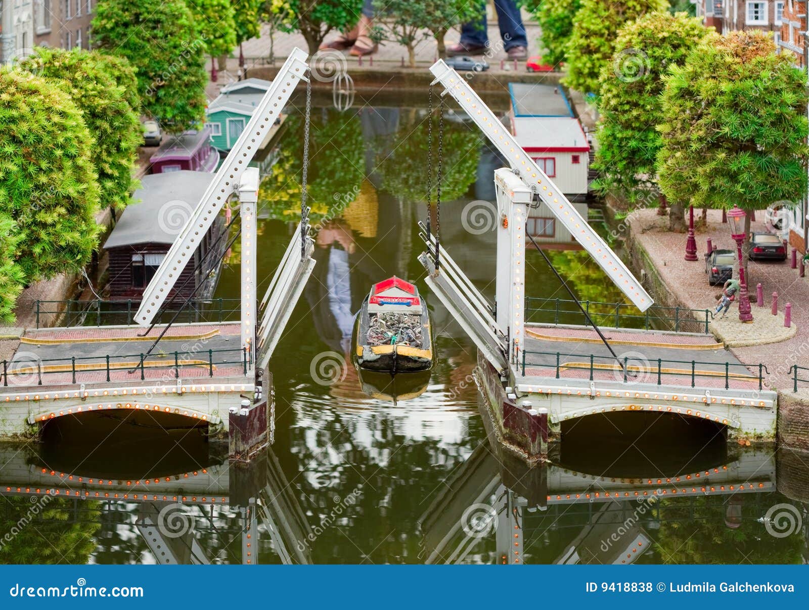 Movable bridge stock photo. Image of bridge, destinations - 9418838