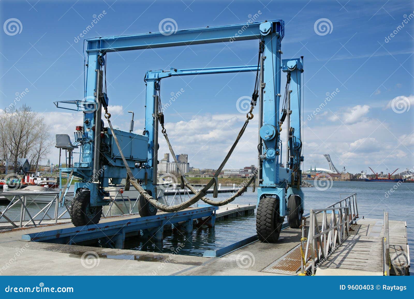 Movable crane stock image. Image of steel, move, adventure - 9600403