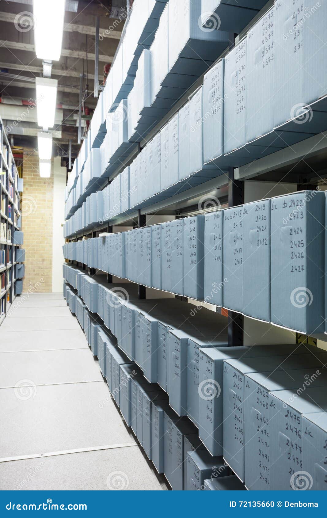 Movable Shelving Units Royalty-Free Stock Photography | CartoonDealer ...