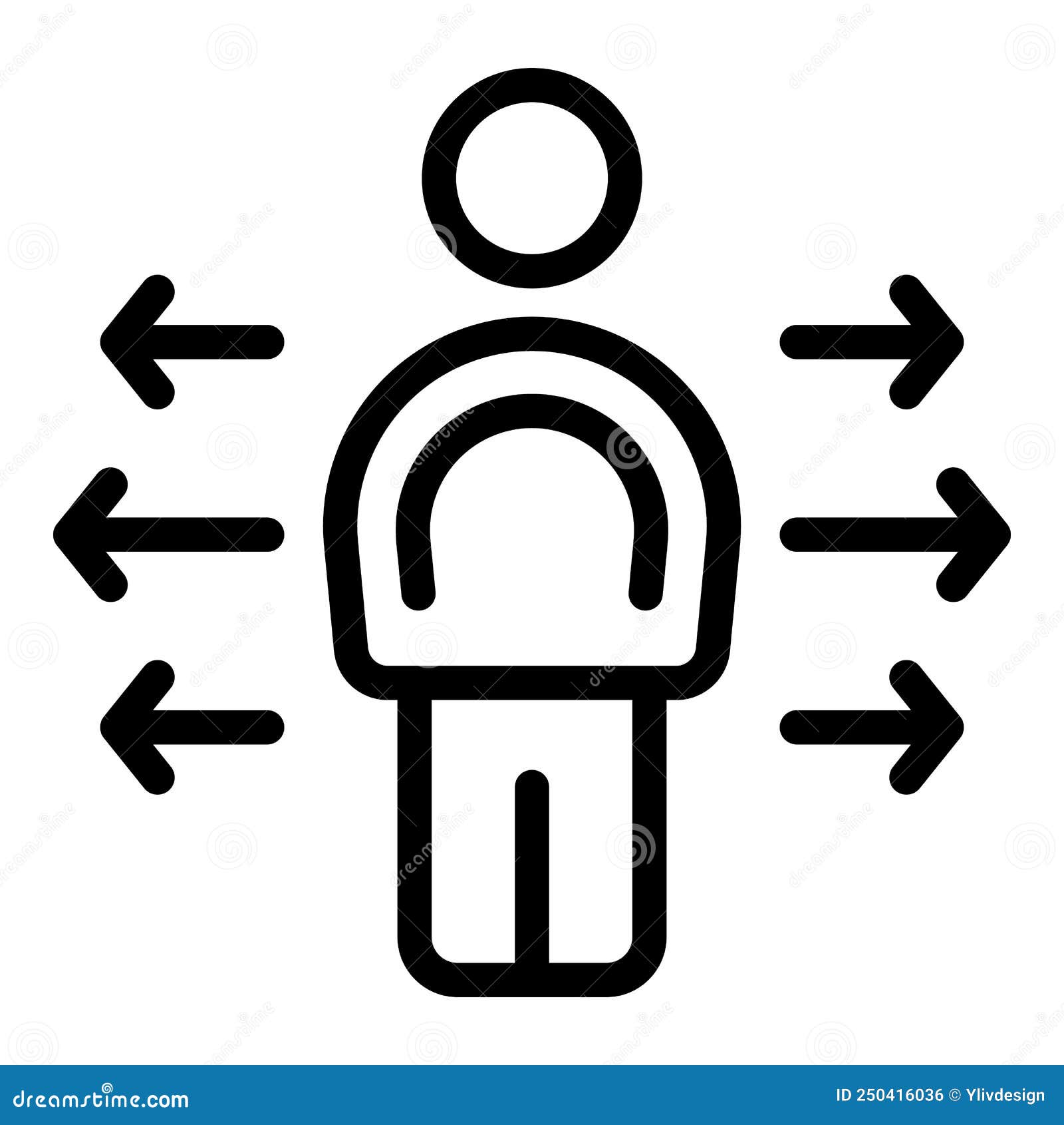 Move from Comfort Zone Icon Outline Vector. Work Start Stock Vector ...