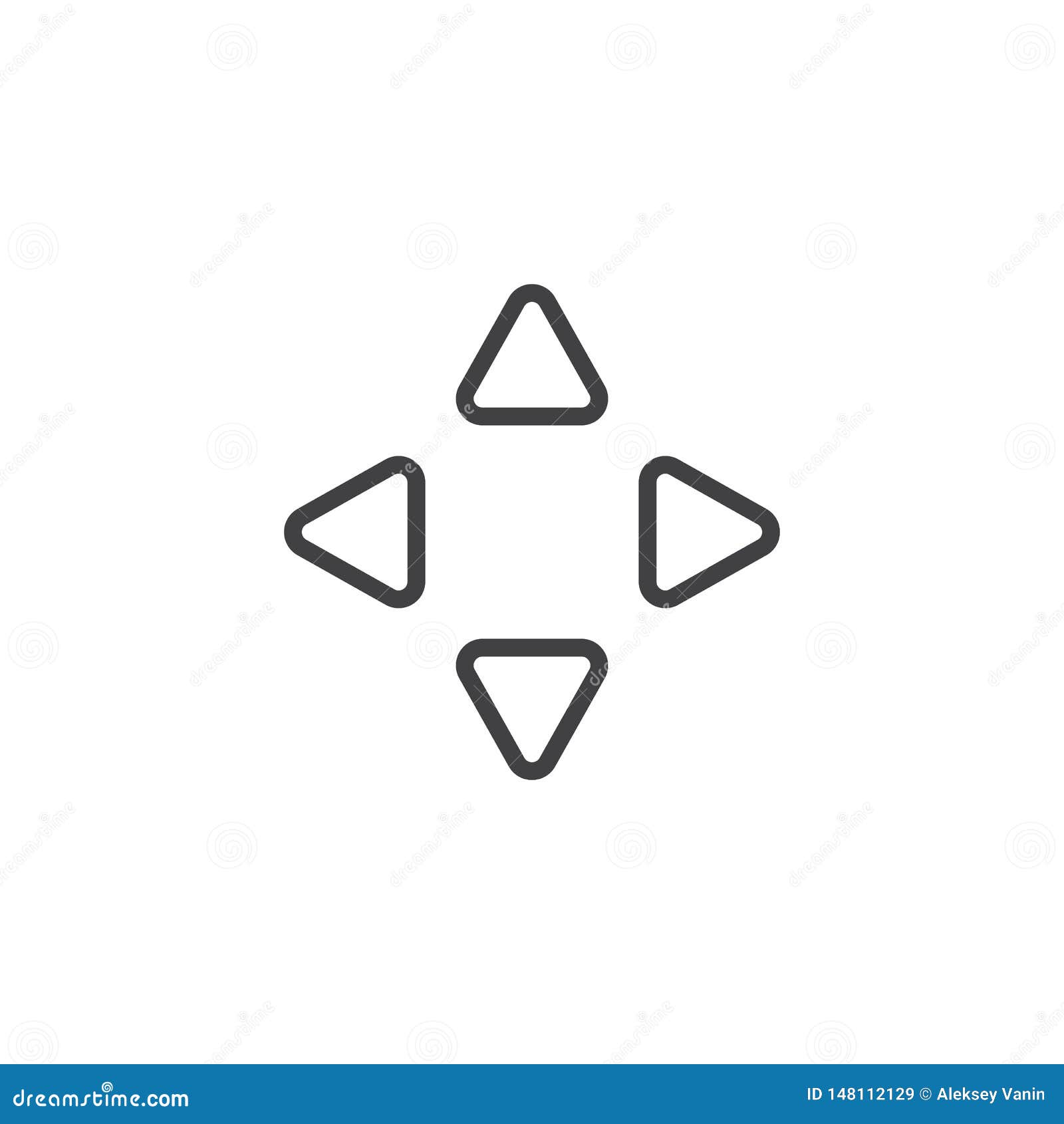 Move Cursor Arrows Line Icon Stock Vector - Illustration of pictogram ... Move Cursor Arrows Line Icon Stock Vector - Illustration of pictogram ...