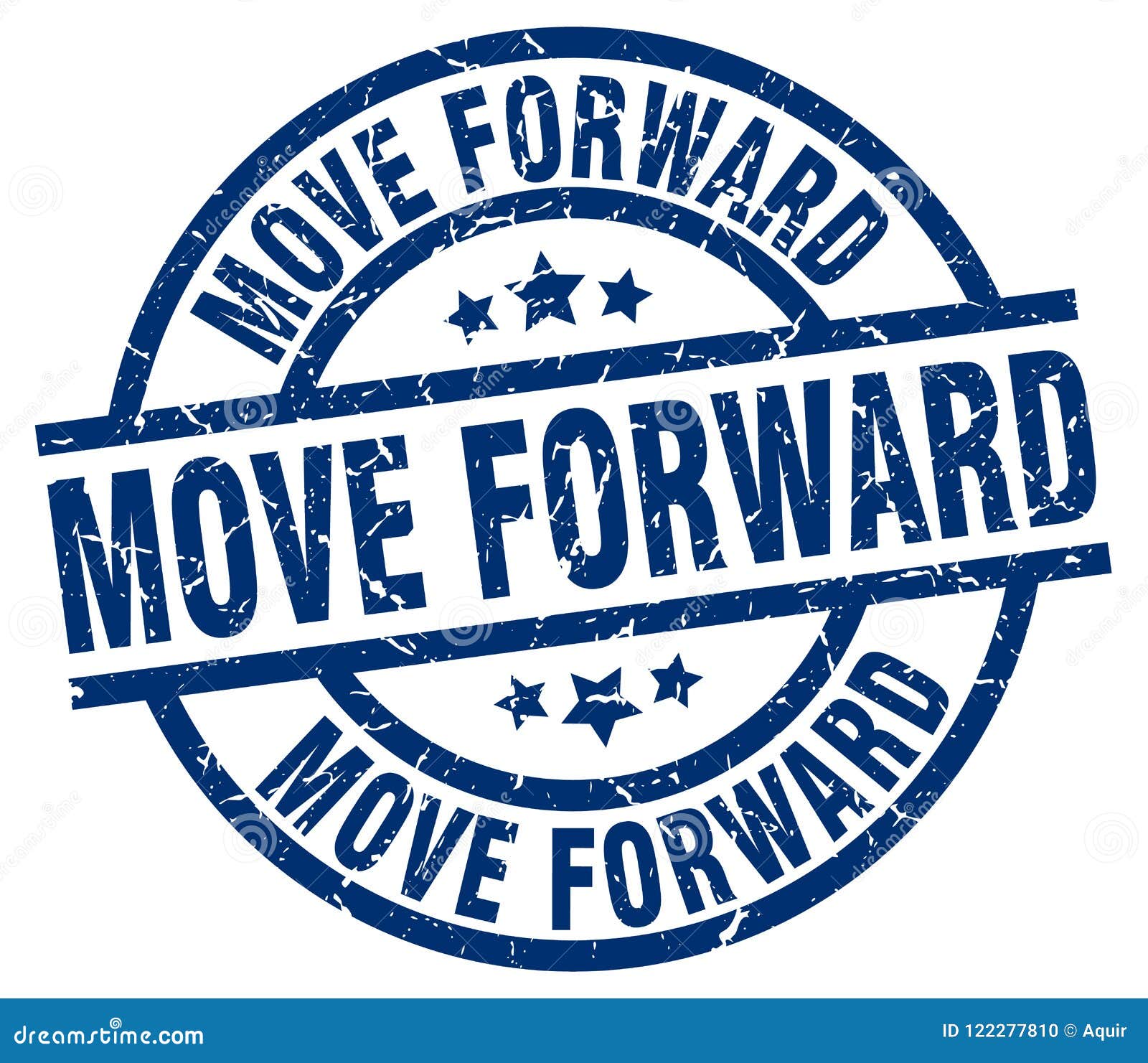 Move forward stamp stock vector. Illustration of white - 122277810