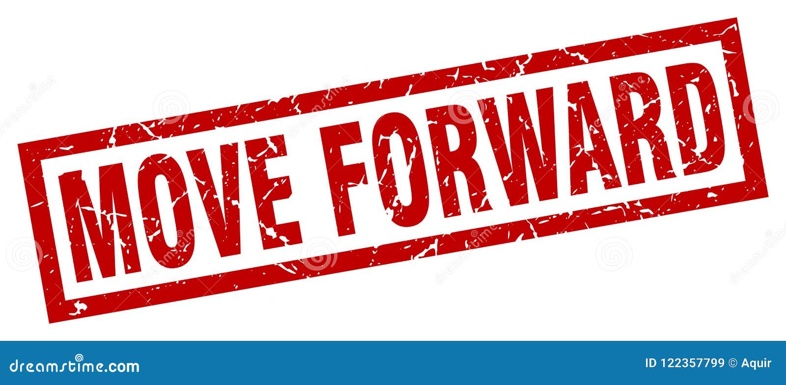 Move forward stamp stock vector. Illustration of stamp - 122357799