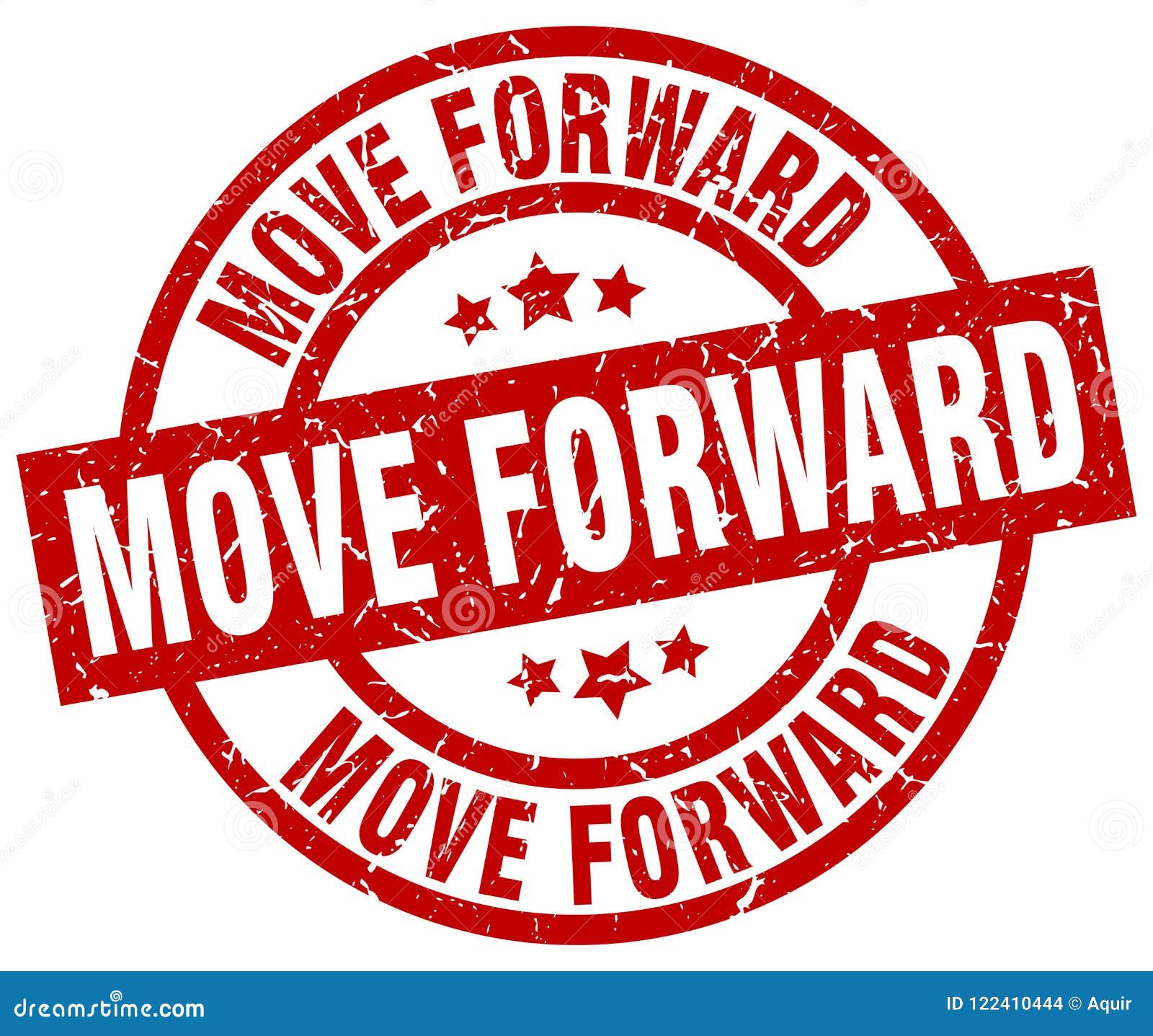 Move forward stamp stock vector. Illustration of white - 122410444