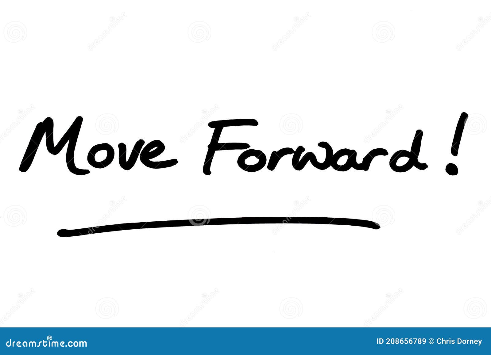 Move Forward stock illustration. Illustration of ambition - 208656789