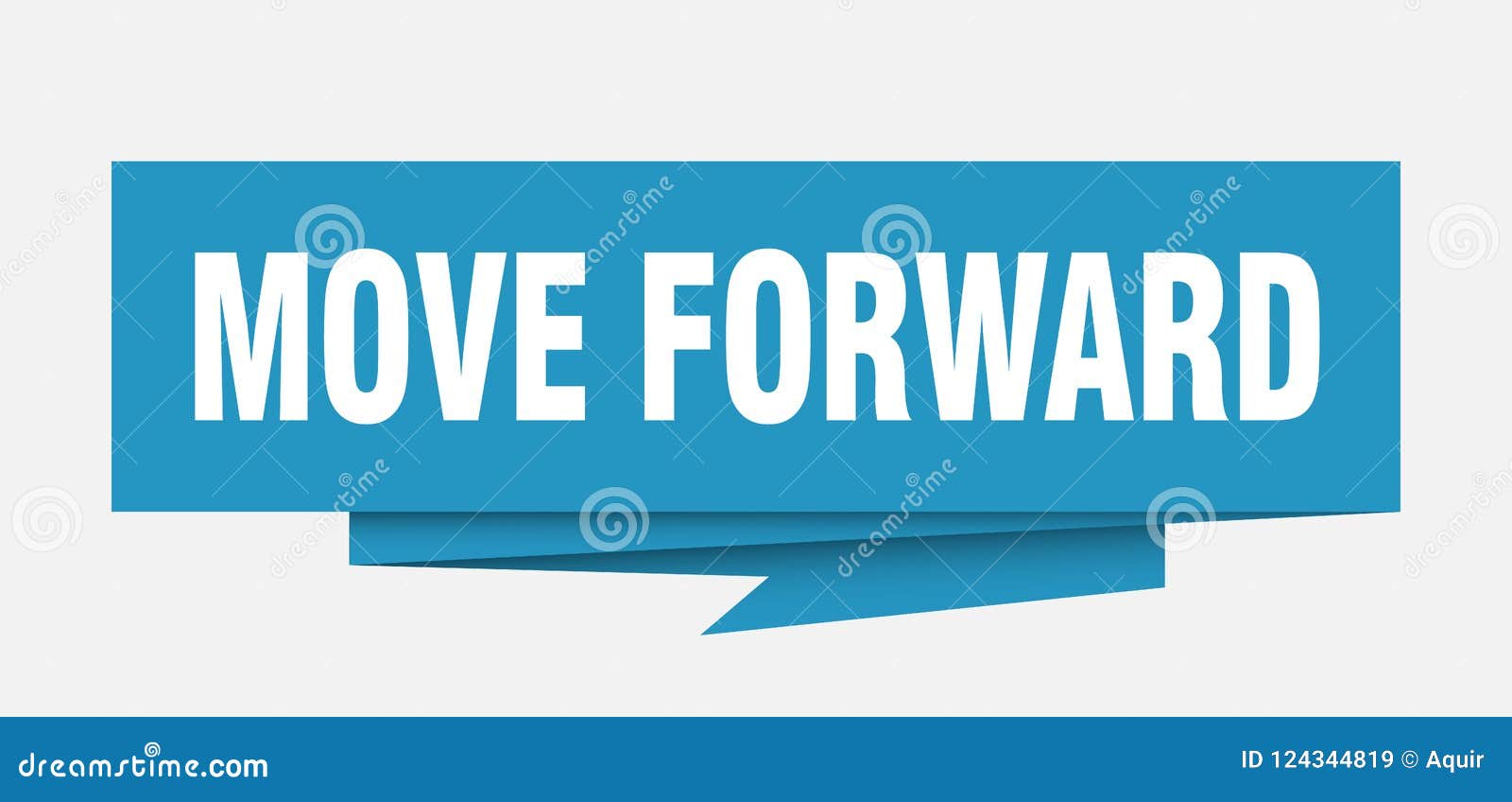 Move forward stock vector. Illustration of square, banner - 124344819