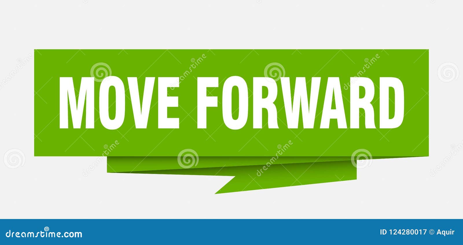 Move forward stock vector. Illustration of notice, vector - 124280017
