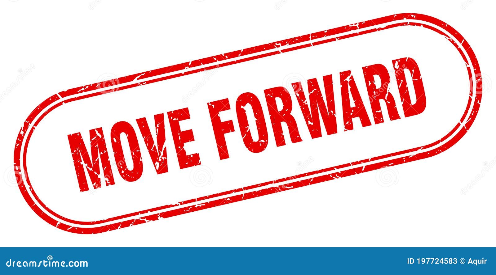 Move forward stamp stock vector. Illustration of square - 197724583