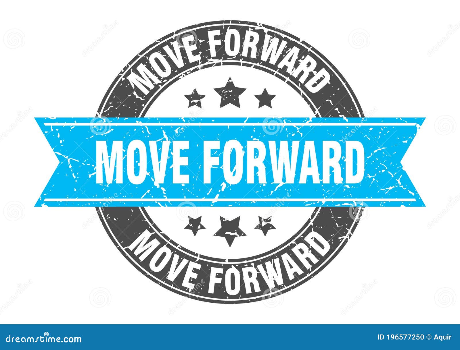 Move forward stamp stock vector. Illustration of seal - 196577250