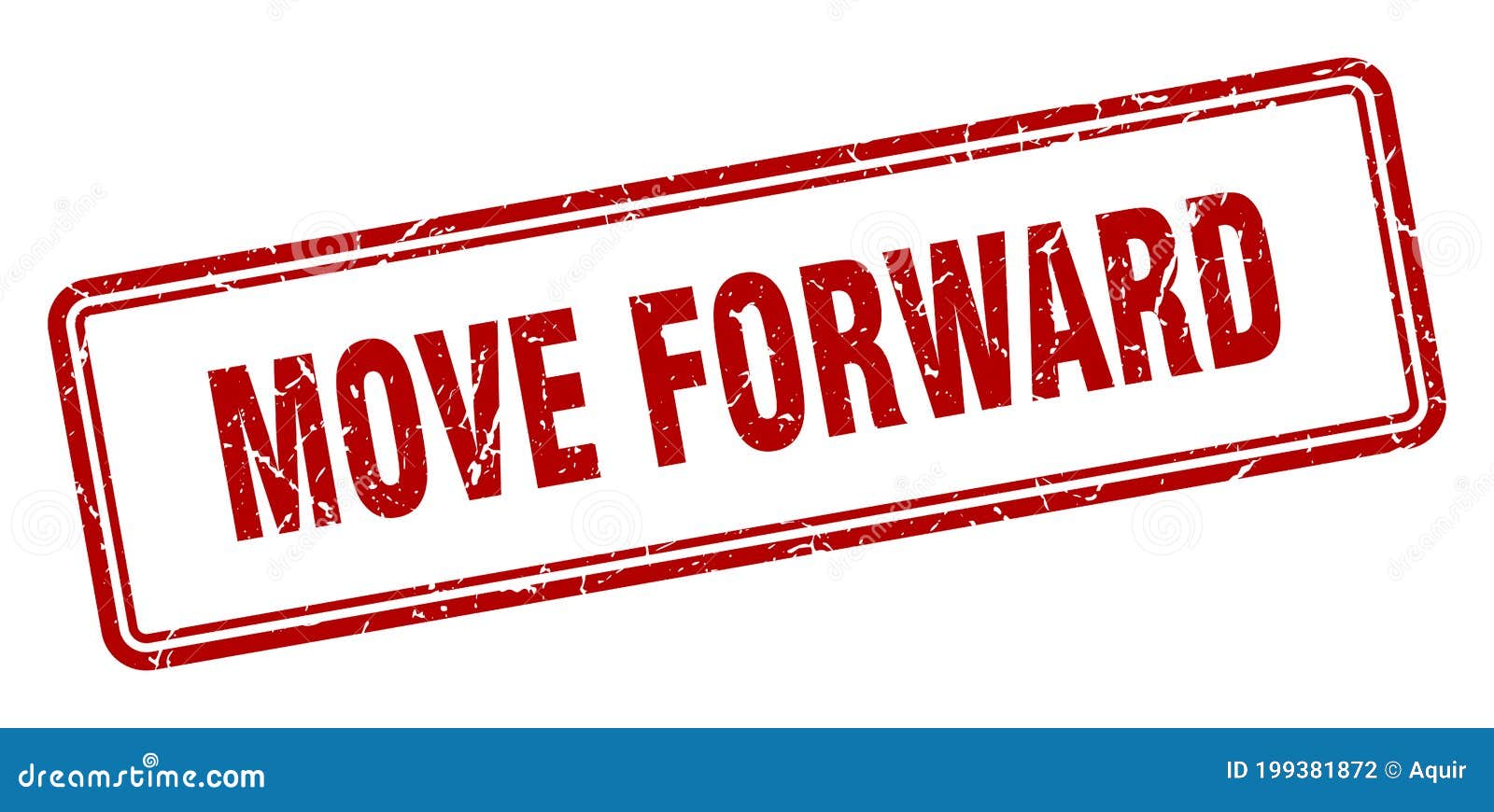 Move forward stamp stock vector. Illustration of forward - 199381872