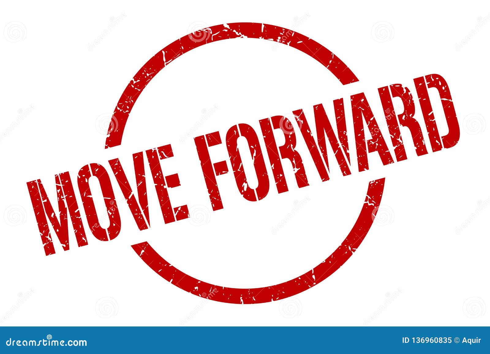 Move forward stamp stock vector. Illustration of vector - 136960835