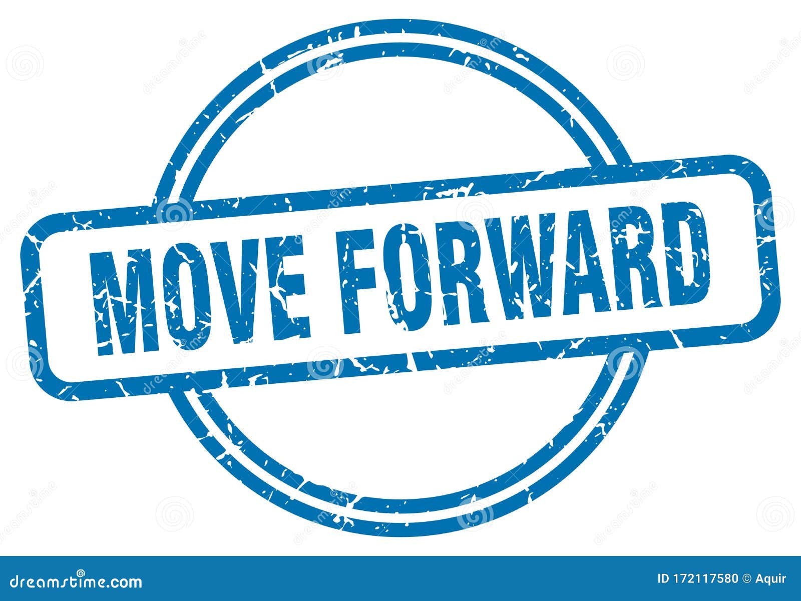 Move Forward Stamp. Move Forward Round Grunge Sign Stock Vector ...