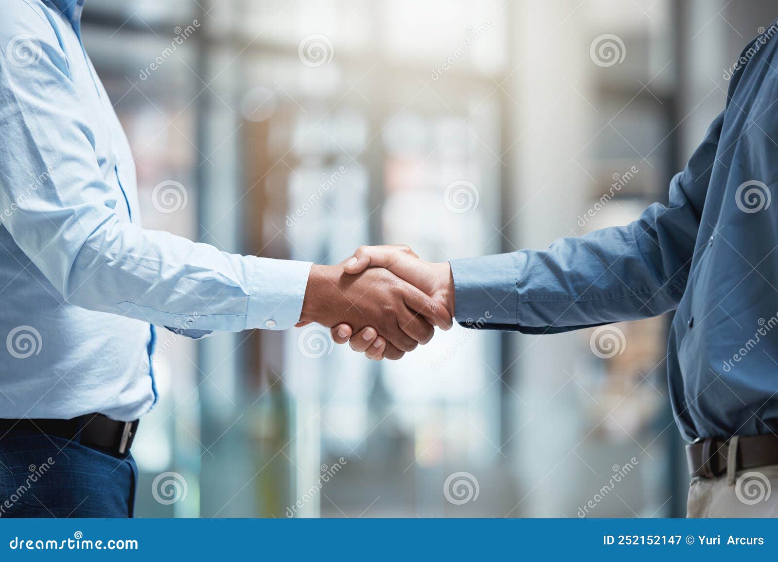 We Move Forward Together. Two Unrecognizable Businessmen Standing ...