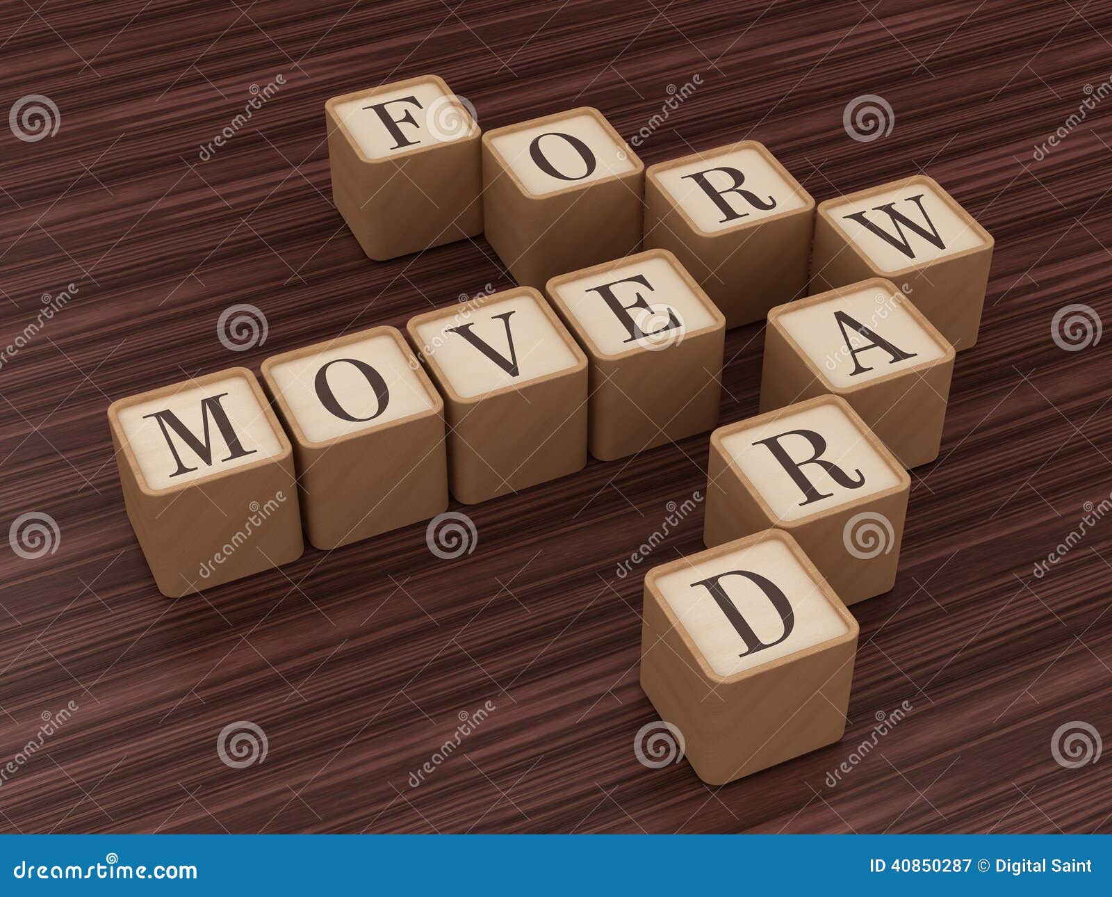 Move Forward stock illustration. Illustration of motivation - 40850287