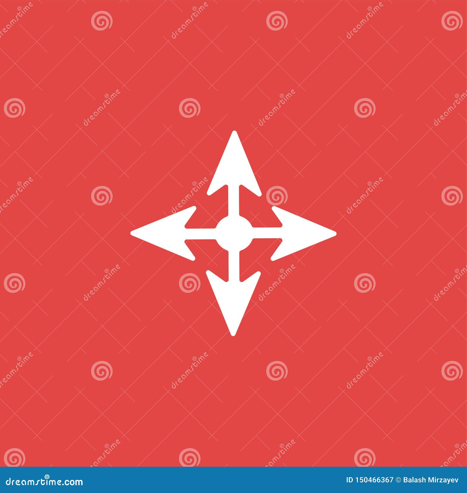 Move Icon Illustration Isolated Vector . Stock Vector - Illustration of ...