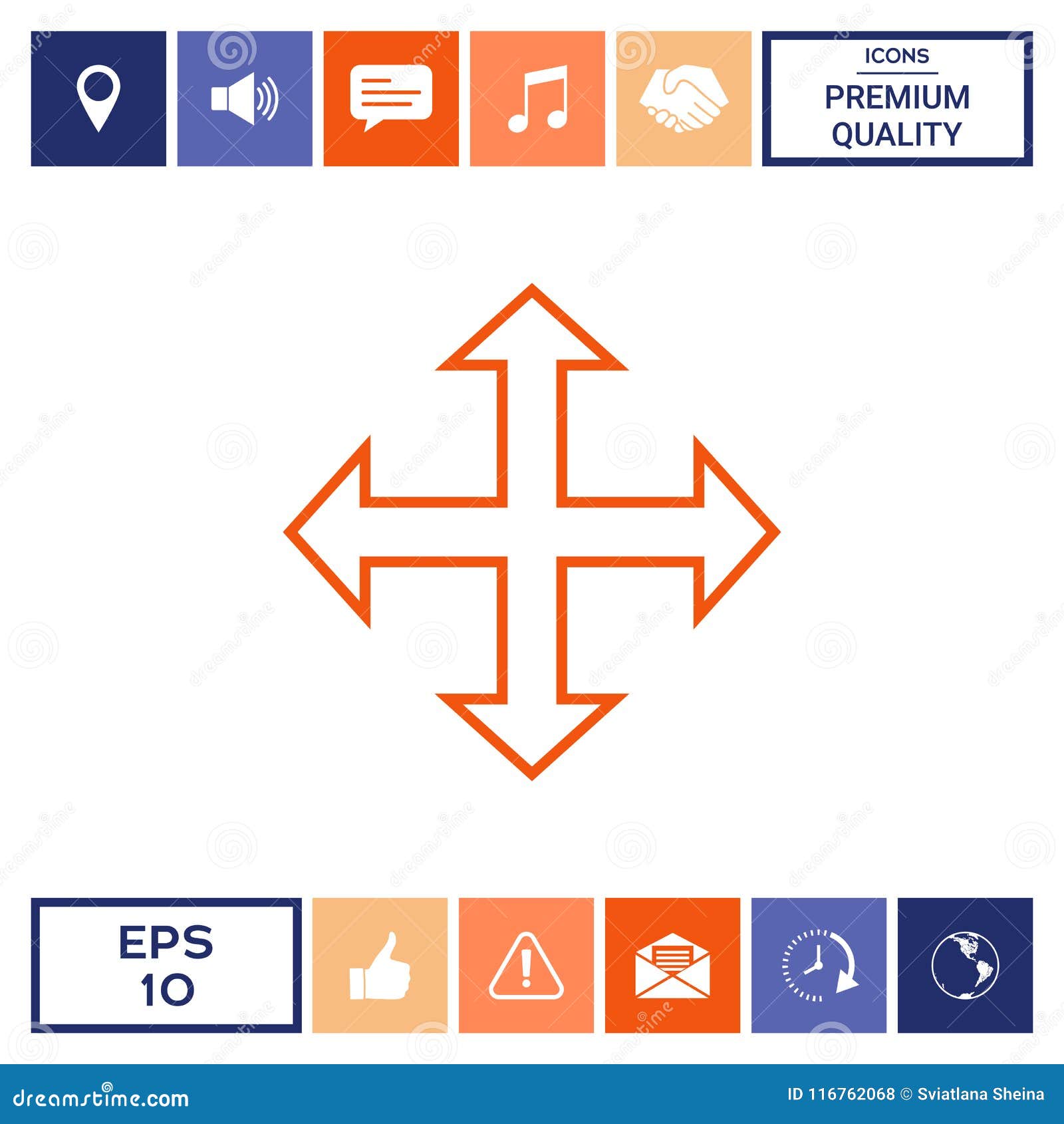 Move icon symbol stock vector. Illustration of next - 116762068