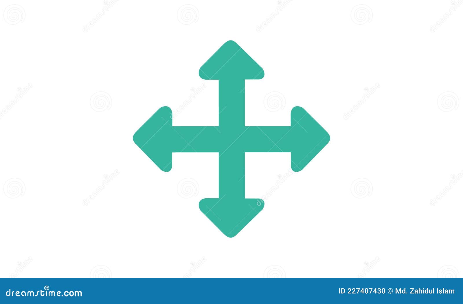 Move Icon Vector Isolated on White Background, Logo Concept of Move ...