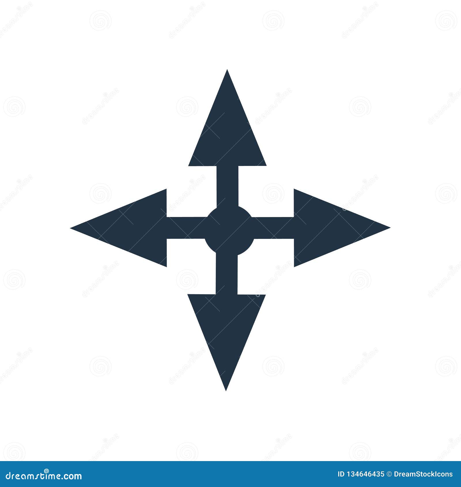 Move Icon Vector Isolated on White Background, Move Sign Stock Vector ...