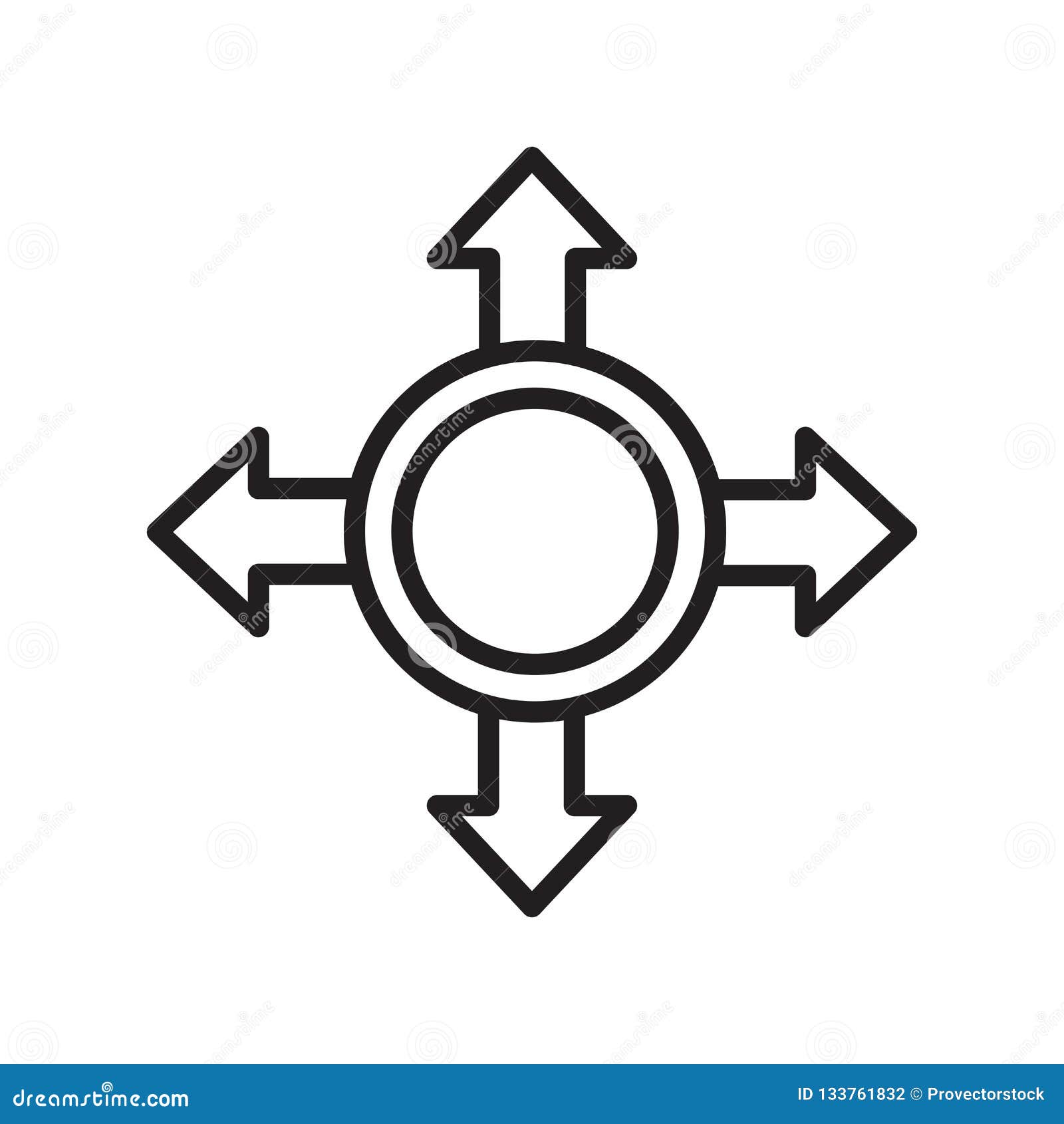 Move Icon Vector Sign and Symbol Isolated on White Background, M Stock ...