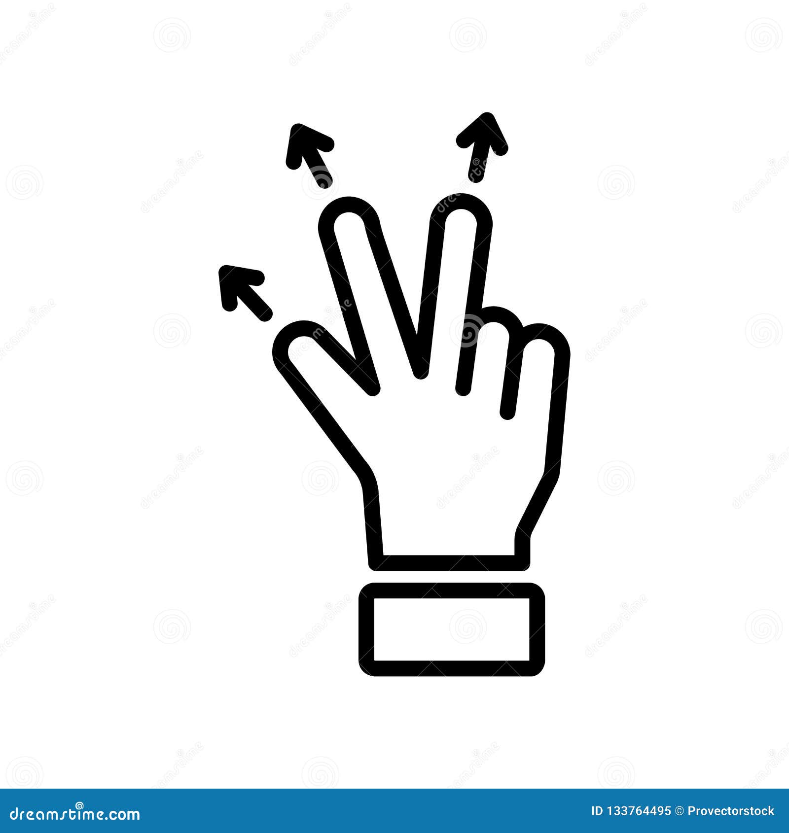 Move Icon Vector Sign and Symbol Isolated on White Background, M Stock ...