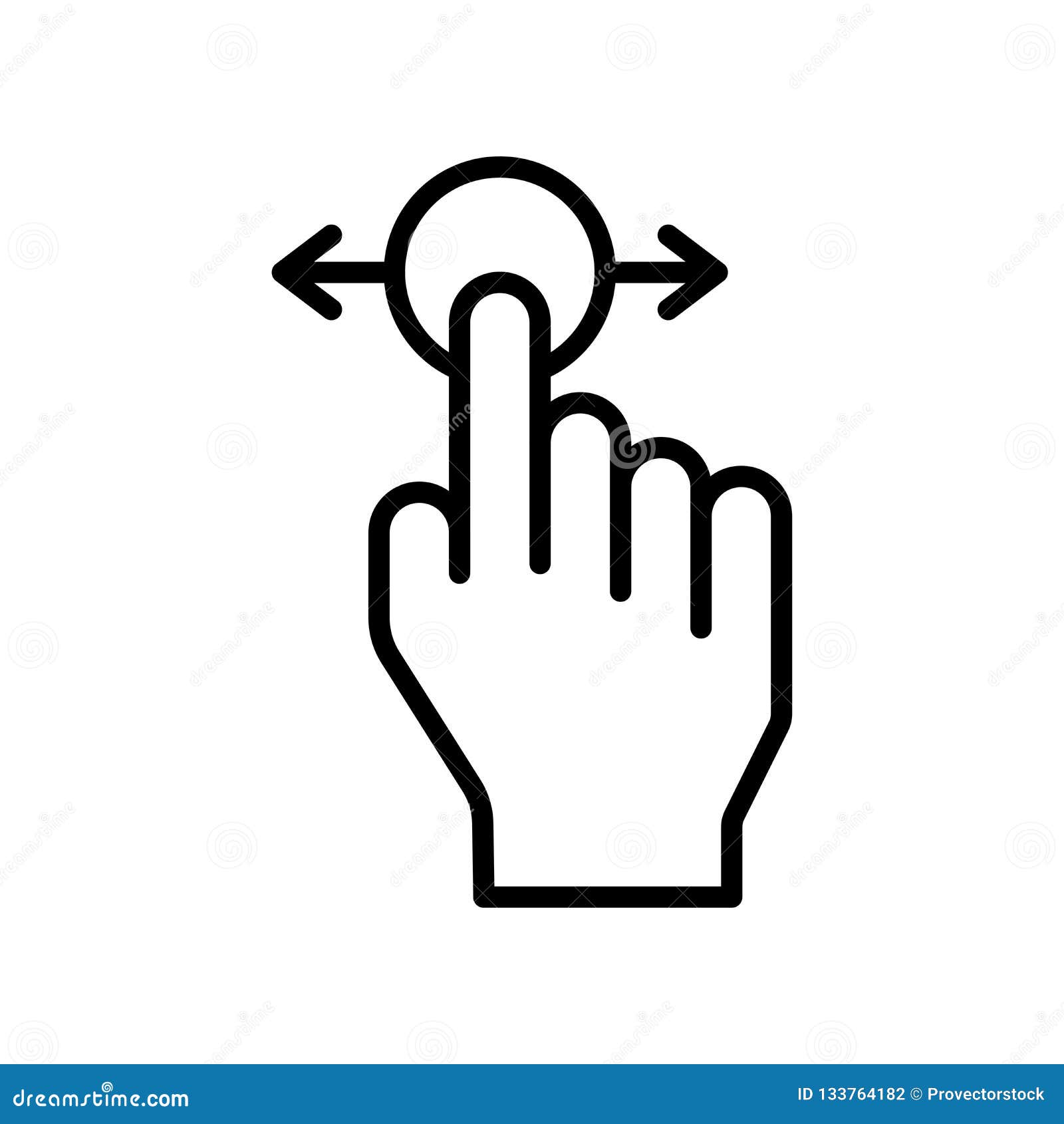 Move Icon Vector Sign and Symbol Isolated on White Background, M Stock ...