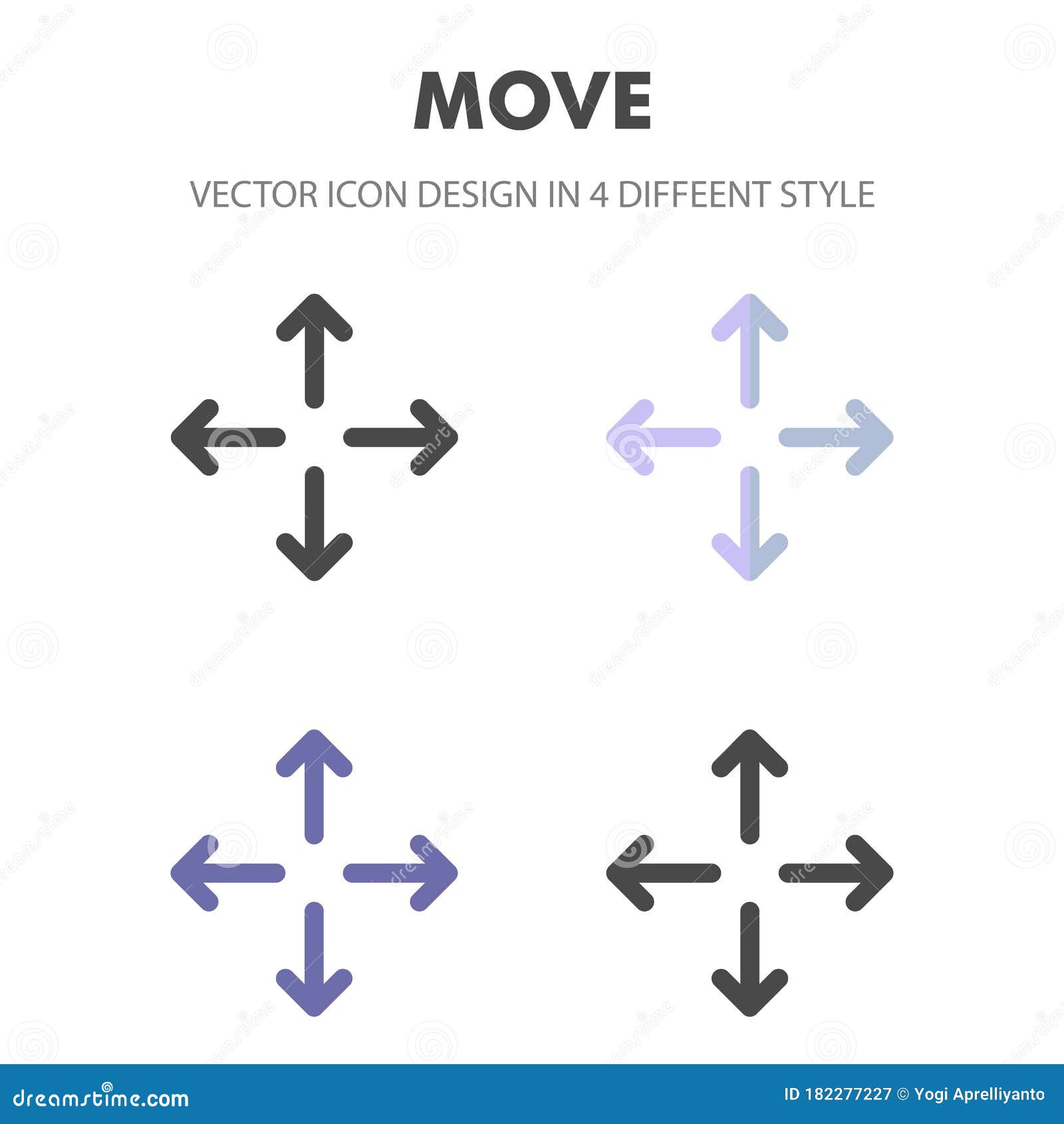 Move Icon. for Your Web Site Design, Logo, App, UI. Vector Graphics ...
