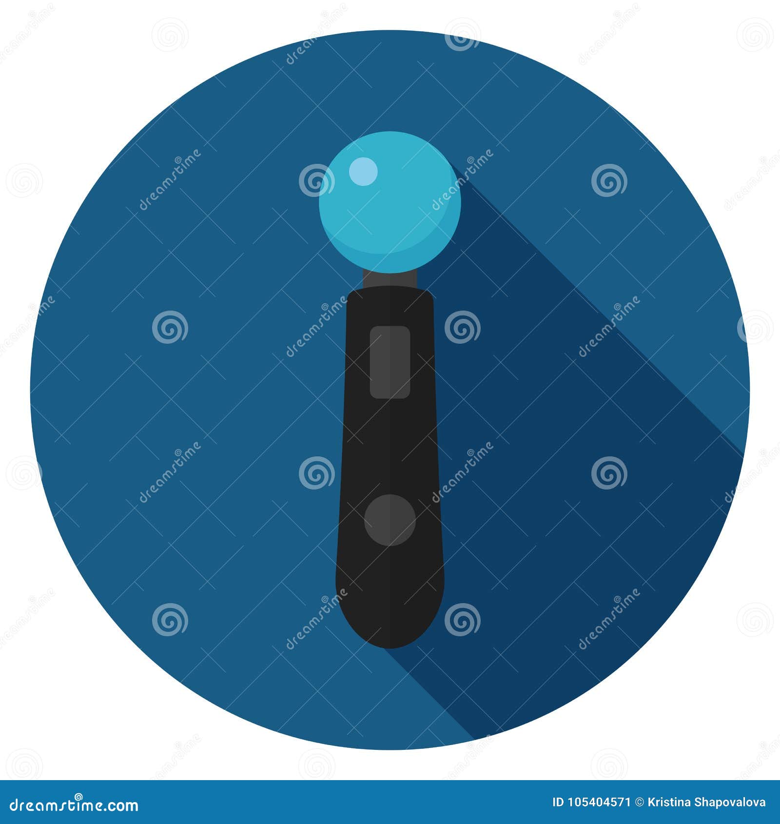 Move Motion Controller Icon in Flat Design. Stock Illustration ...