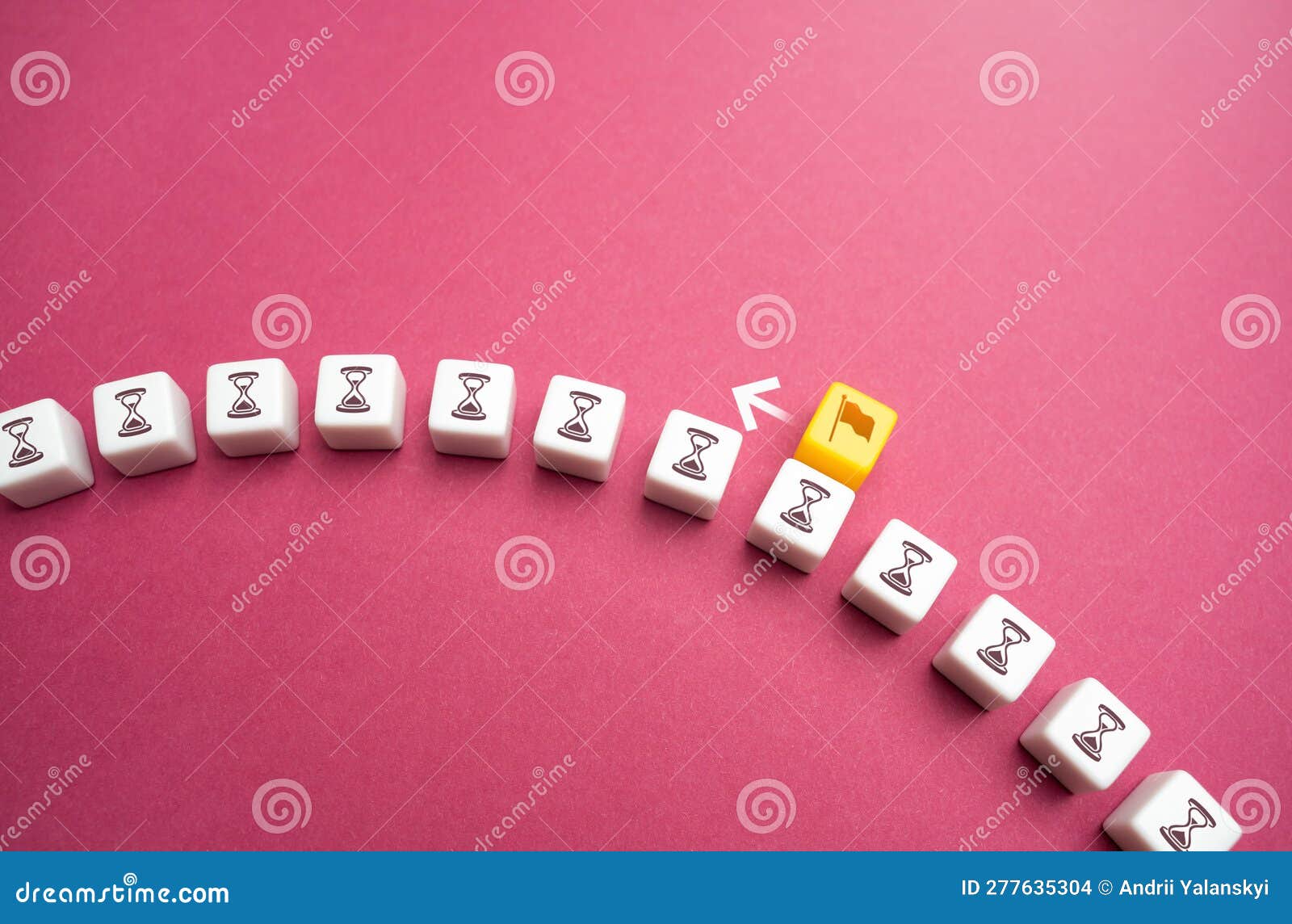 Move on the Path of Towards Progress. Follow a Goal Stock Photo - Image ...