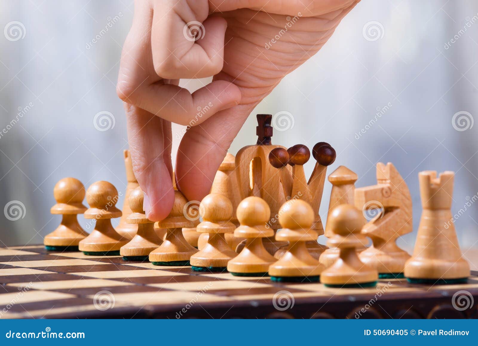 Move a pawn stock image. Image of challenge, chessboard - 50690405