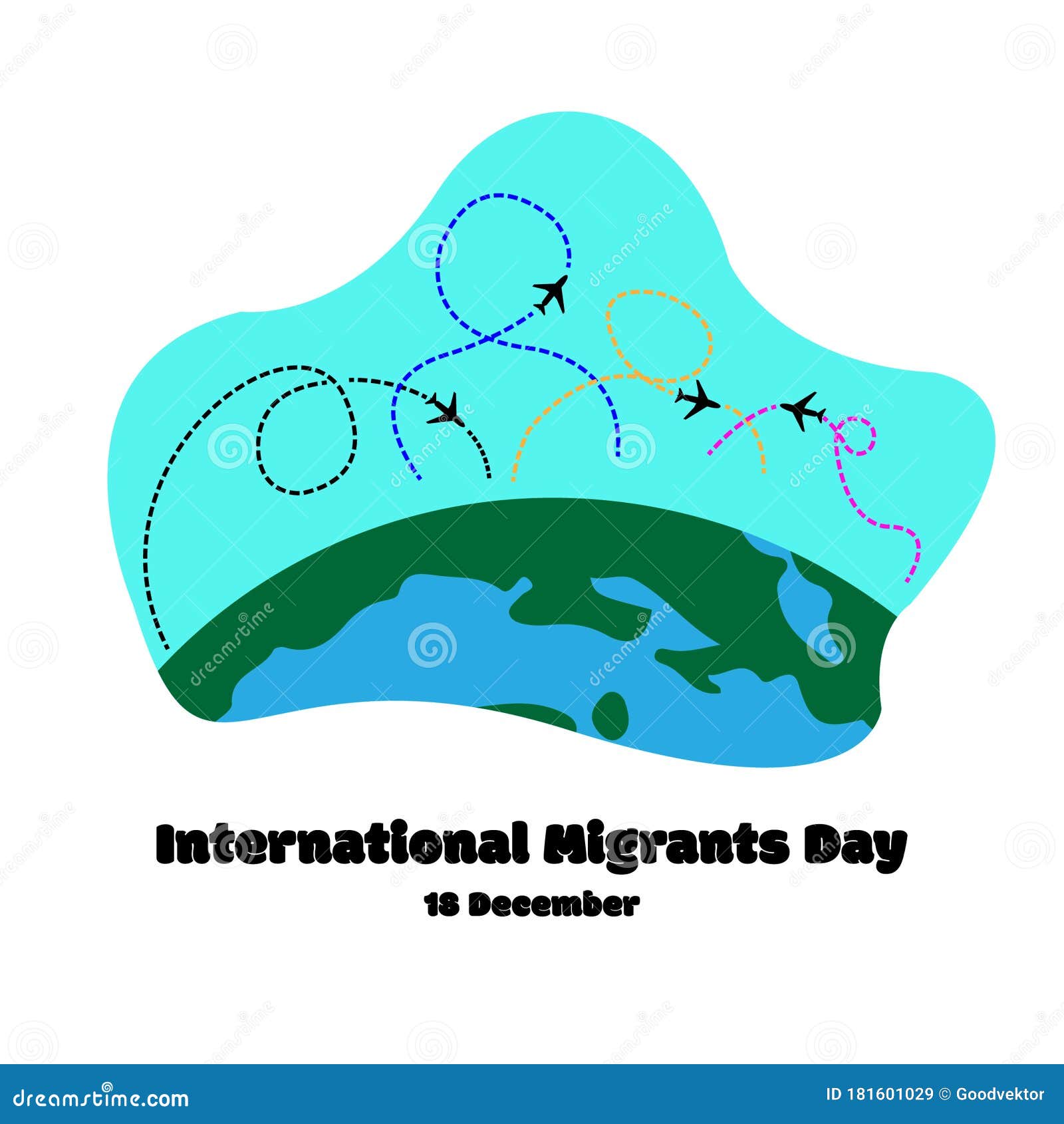 Global Migration Infographic Stock Image | CartoonDealer.com #58905139