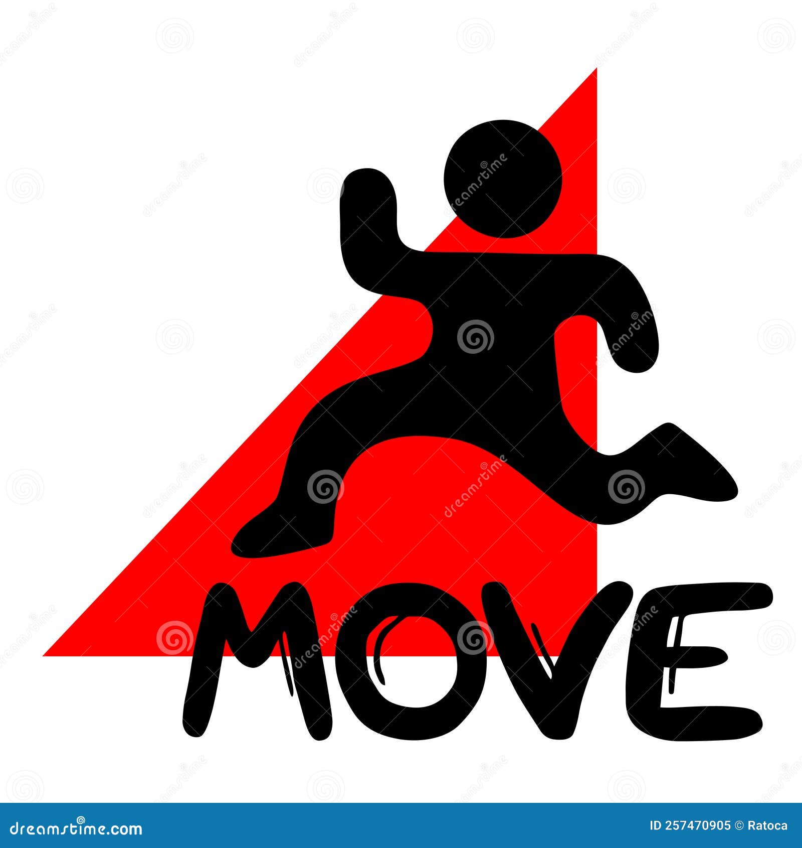 Move sign stock vector. Illustration of vector, indication - 257470905