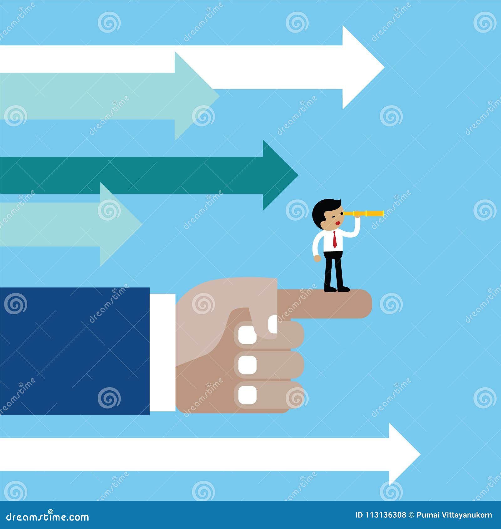 Move to target stock vector. Illustration of finance - 113136308