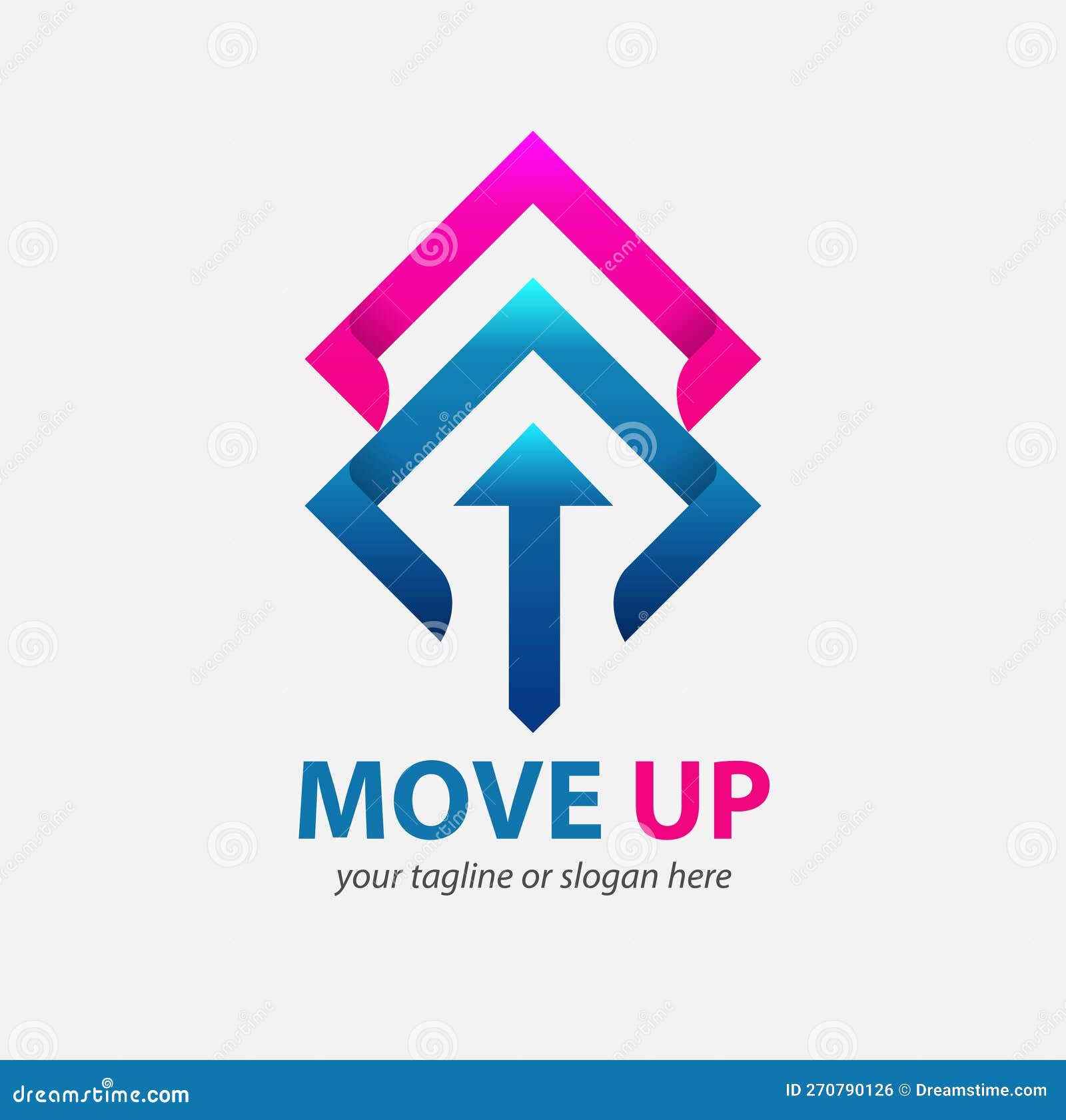Move Up symbol stock vector. Illustration of modern - 270790126